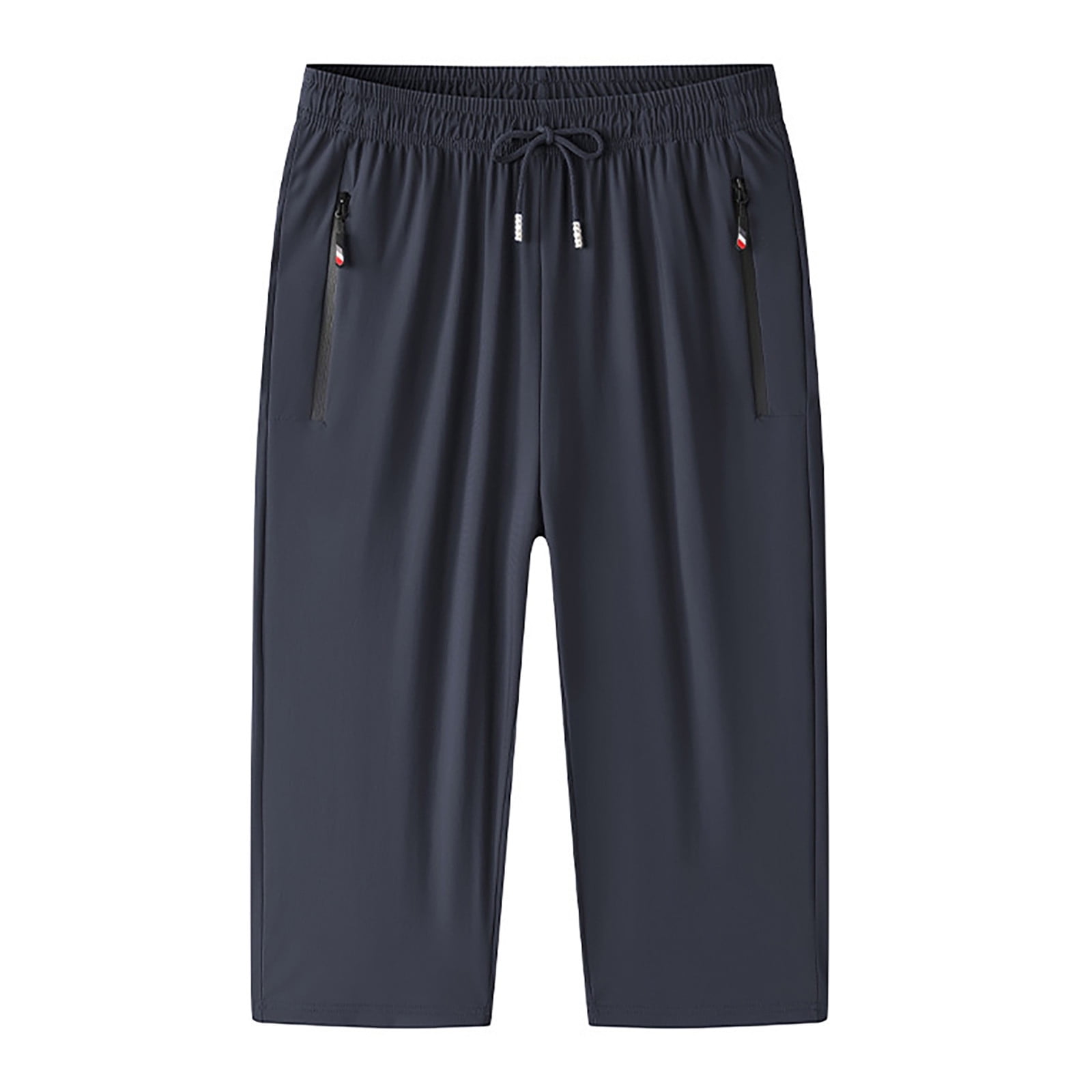 Men's Casual Jogger Pants for Workouts and Gym with Zipper Pockets ...