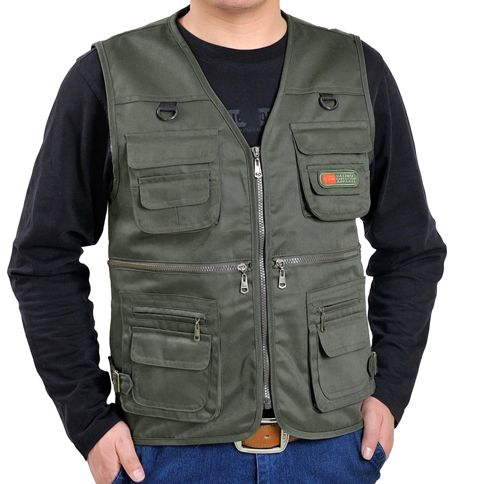 Men's Casual Lightweight Outdoor Vest Quick Dry Fishing Vest Multi ...