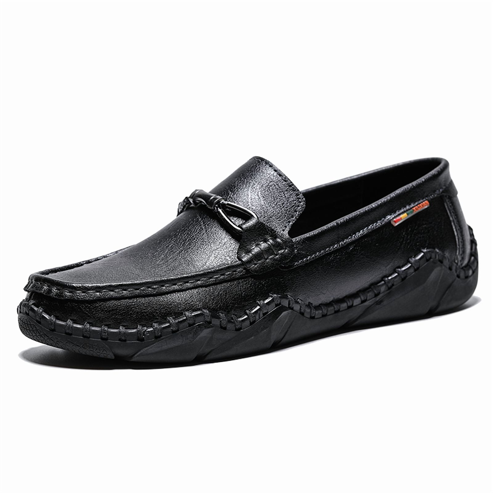 Men's Casual Loafers Slip On Leather Shoes Comfortable Lightweight ...