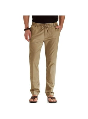 Men Elastic Waist Pants