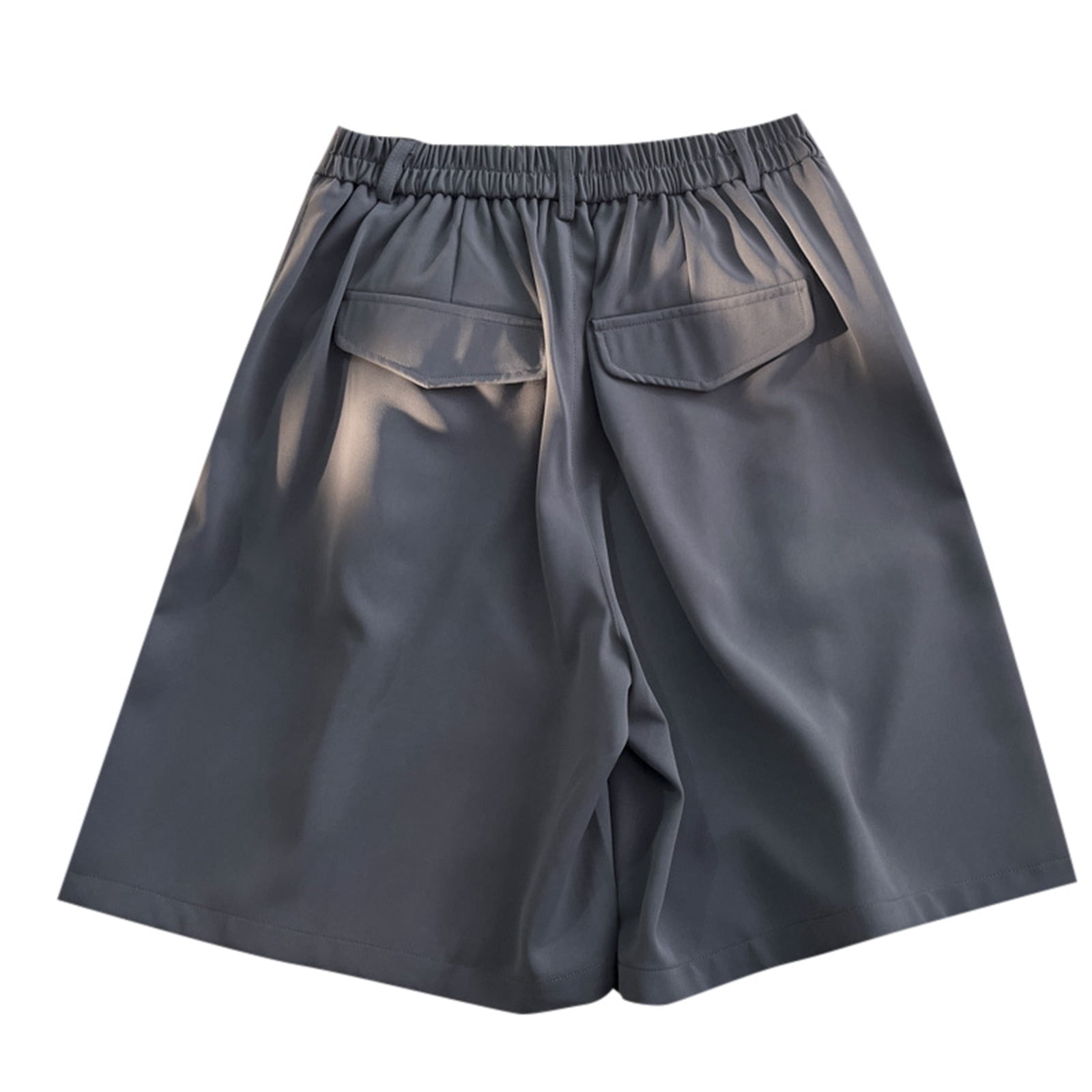 Men's Casual Shorts Wide Leg Suit Comfortable Summer Quarter Pants ...