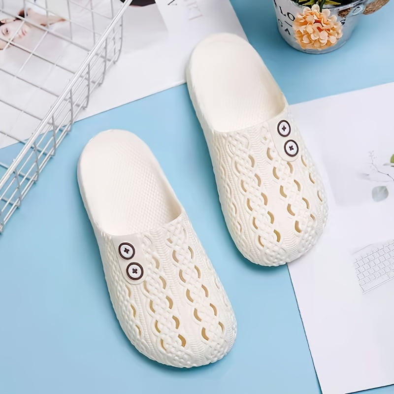 Men's Casual Slip On Outdoor Lightweight Clogs, Non-slip Out Beach ...