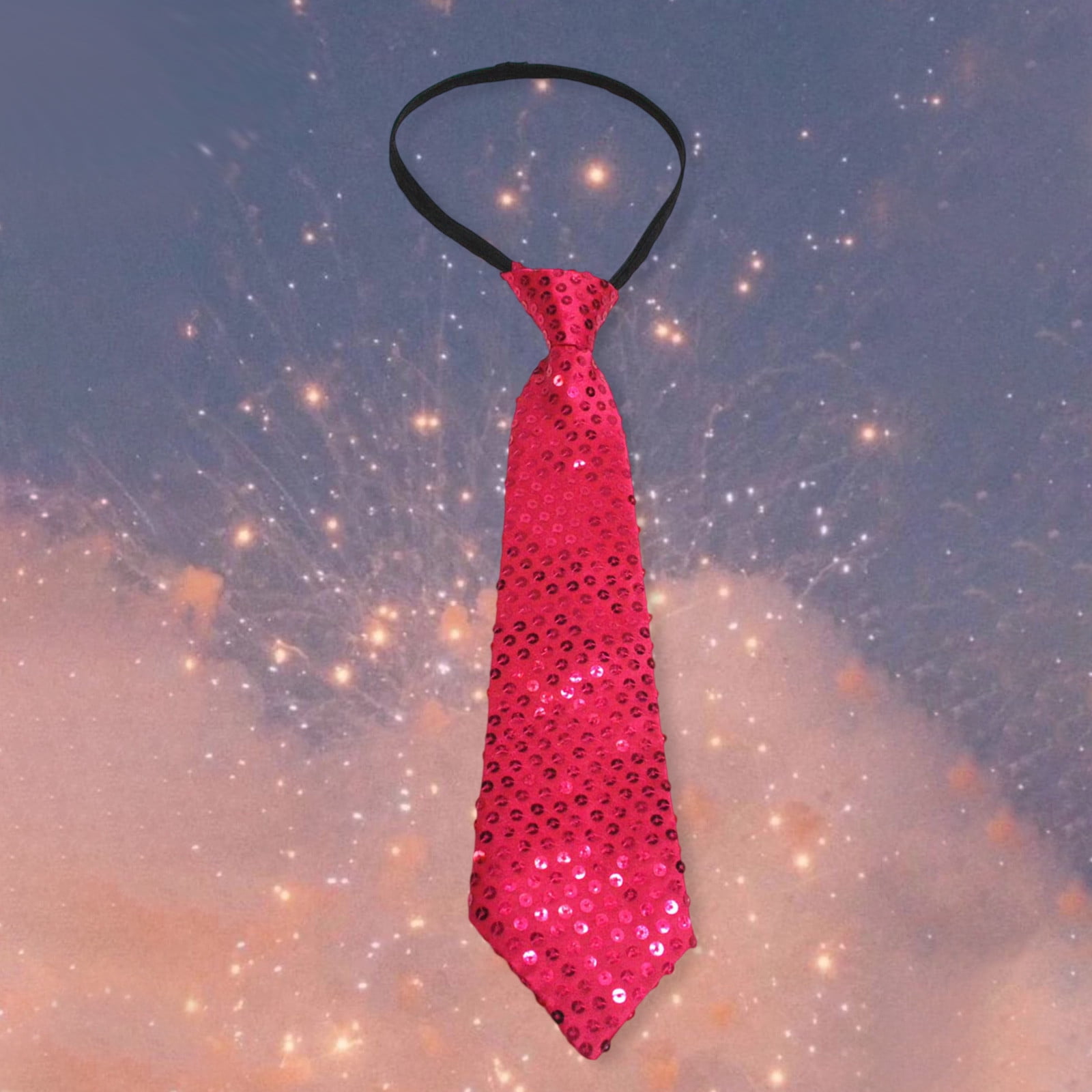 Men's Casual Tie Sequin Tie Dance Performance Stage Performance Sequin ...