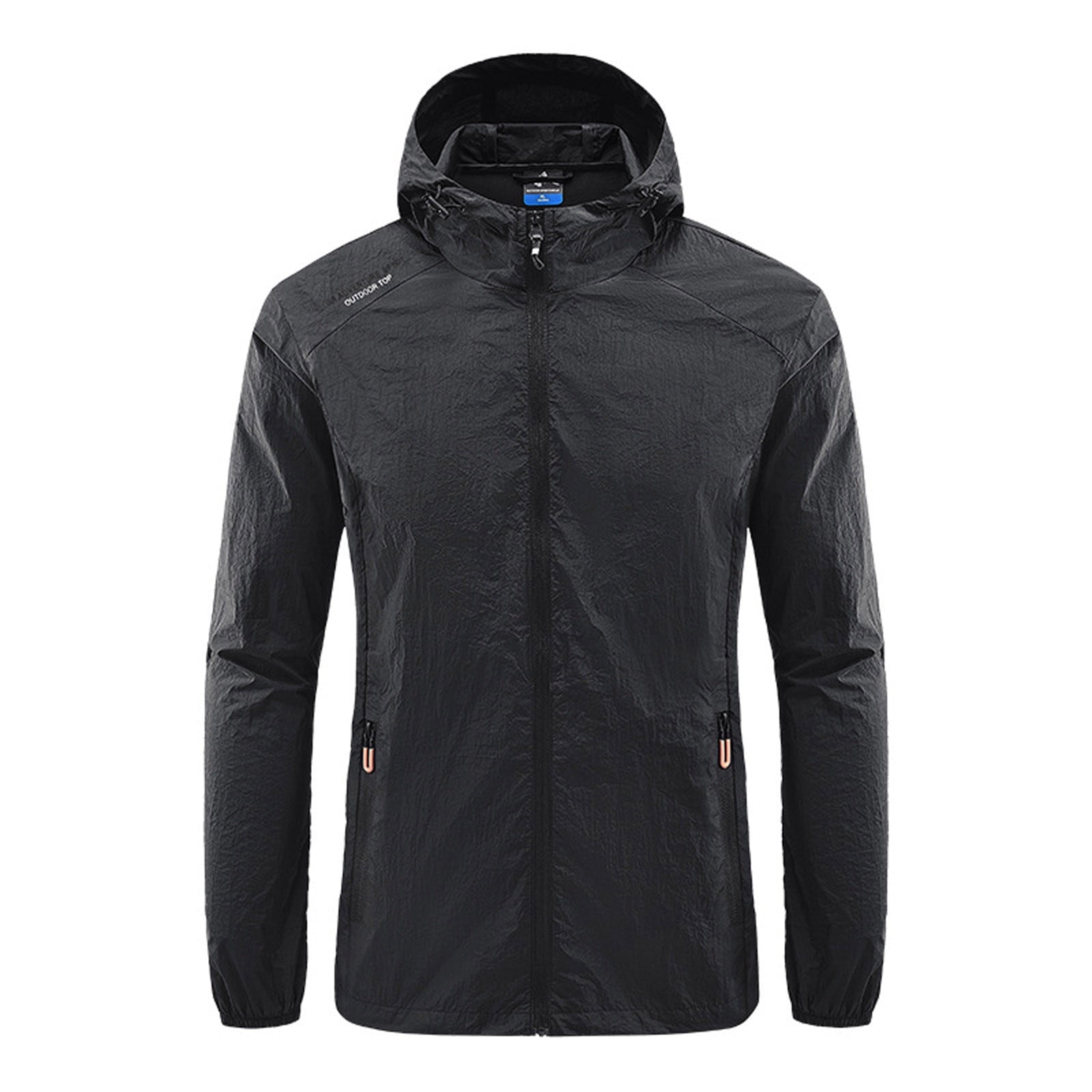 Men’s Casual Zipper Pocket Lightweight Windbreaker Jacket Breathable ...