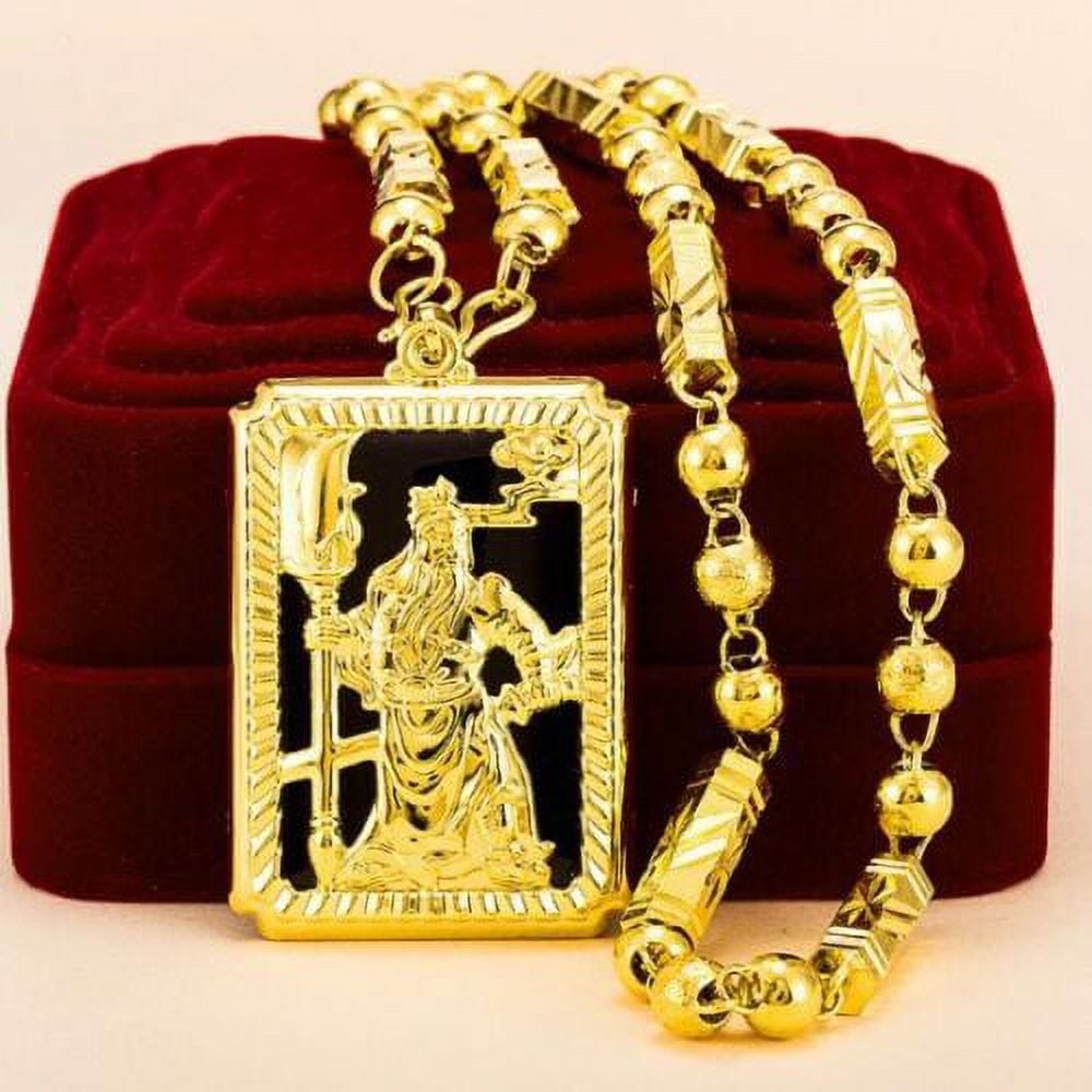 Men's Chain 22K 23K 24K Thai Baht Gold Filled Yellow GP Necklace ...