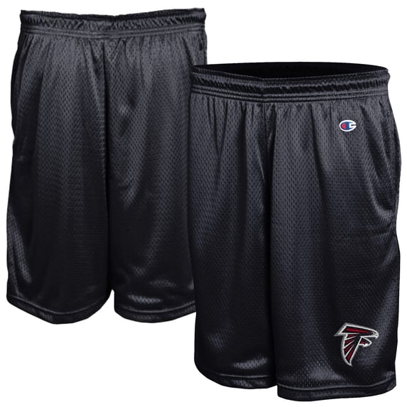 Men's Champion Black Atlanta Falcons Classic Mesh Shorts - Walmart.com