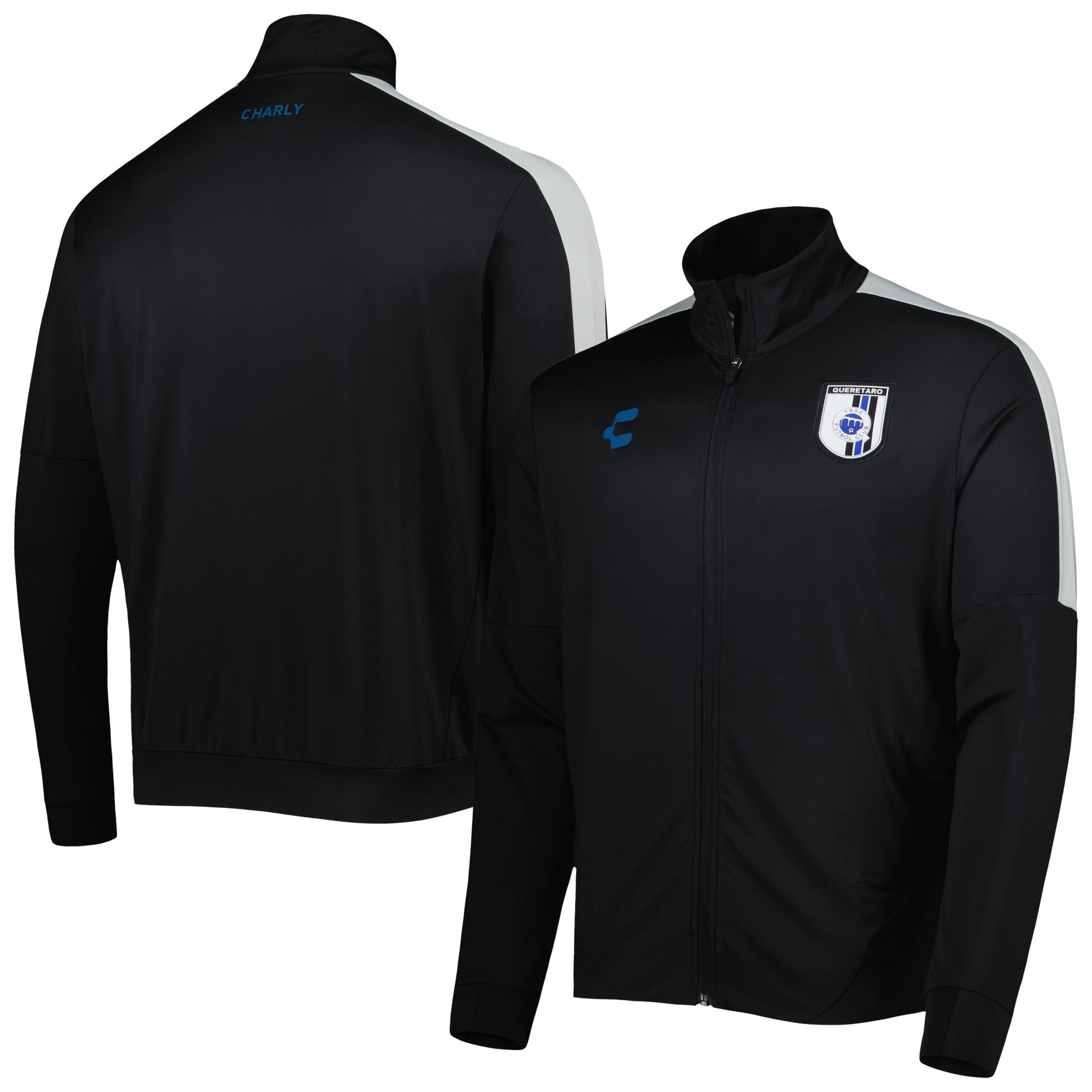 Men's Charly Black/Gray Queretaro FC Light DRY FACTOR Mock Neck Full ...