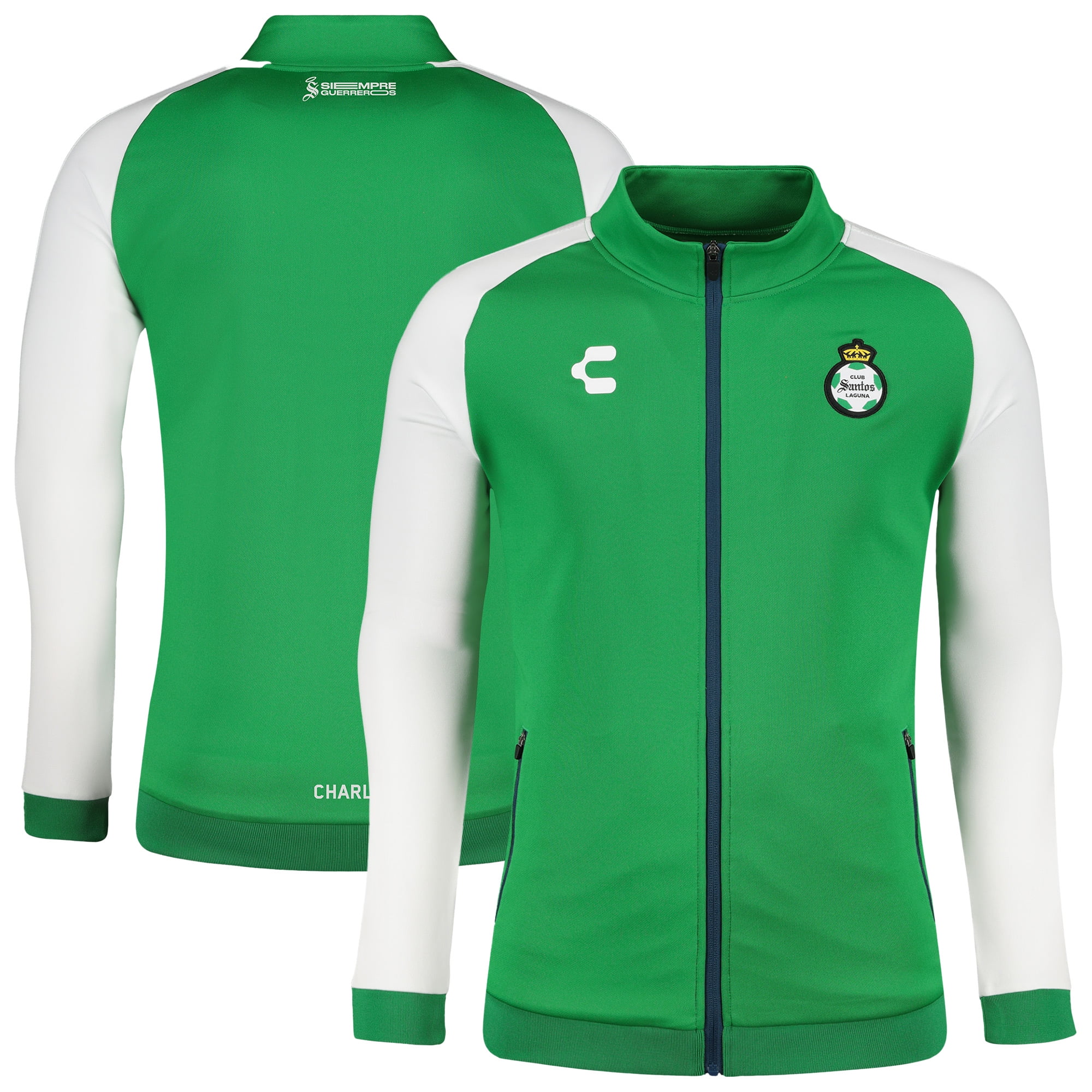 Men's Charly Green Santos Laguna 2024/25 Full-Zip Jacket - Walmart.com