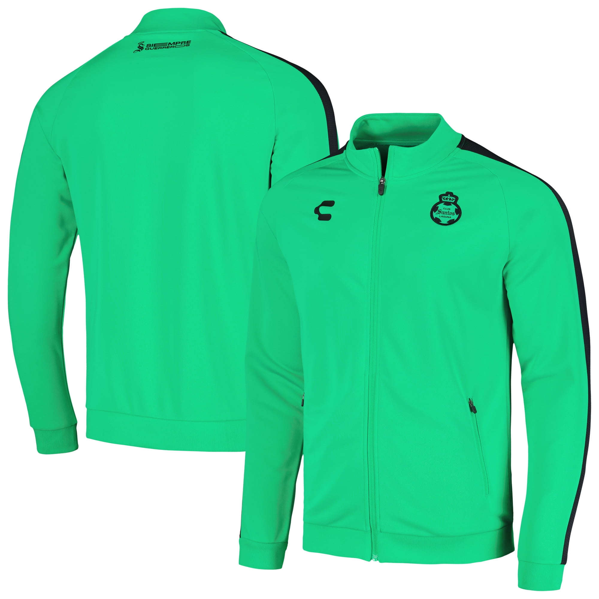 Men's Charly Green Santos Laguna Light Full-Zip Raglan Jacket - Walmart.com