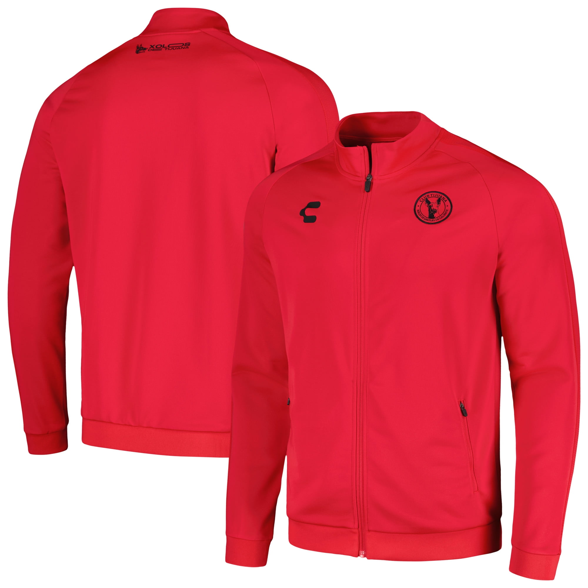 Men's Charly Red Club Tijuana Light Full-Zip Raglan Jacket - Walmart.com