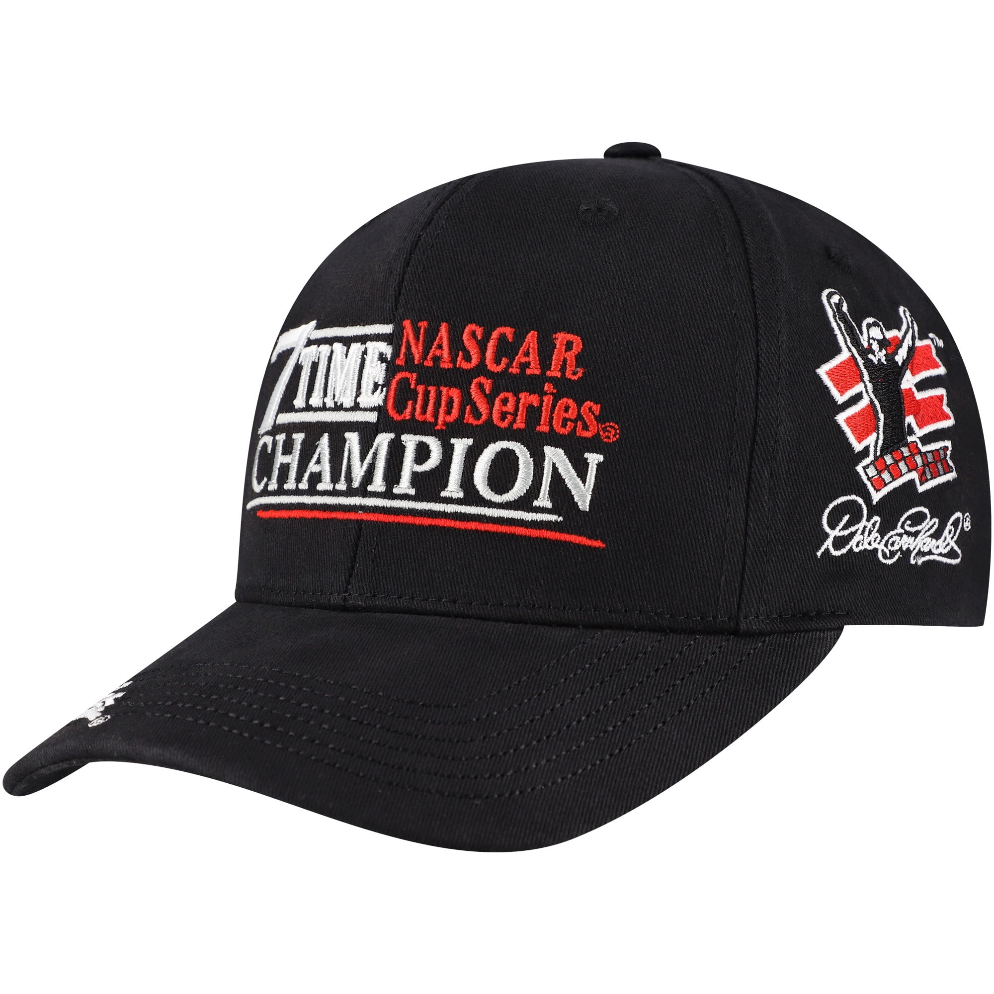 Men's Checkered Flag Sports Black Dale Earnhardt 7-Time NASCAR Cup ...