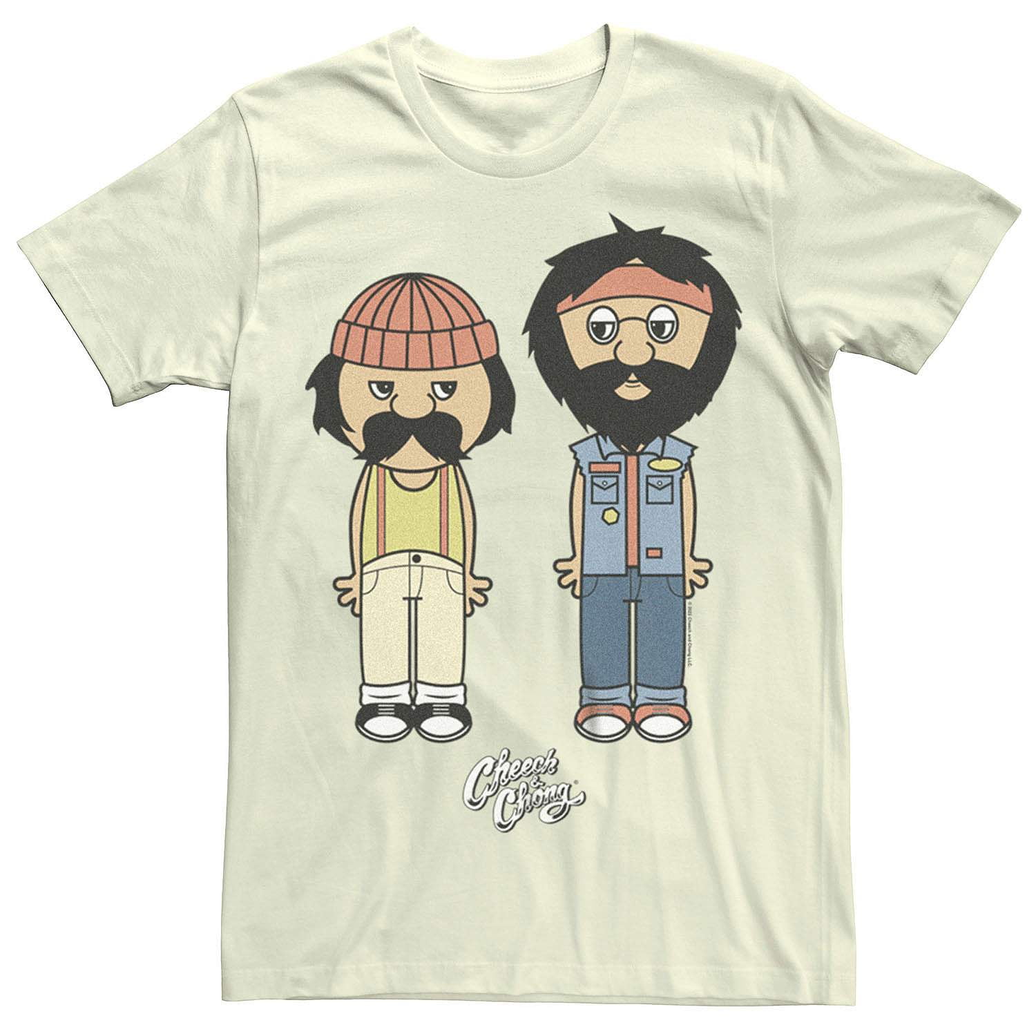 Men's Cheech And Chong Cartoon Characters Tee - Walmart.com