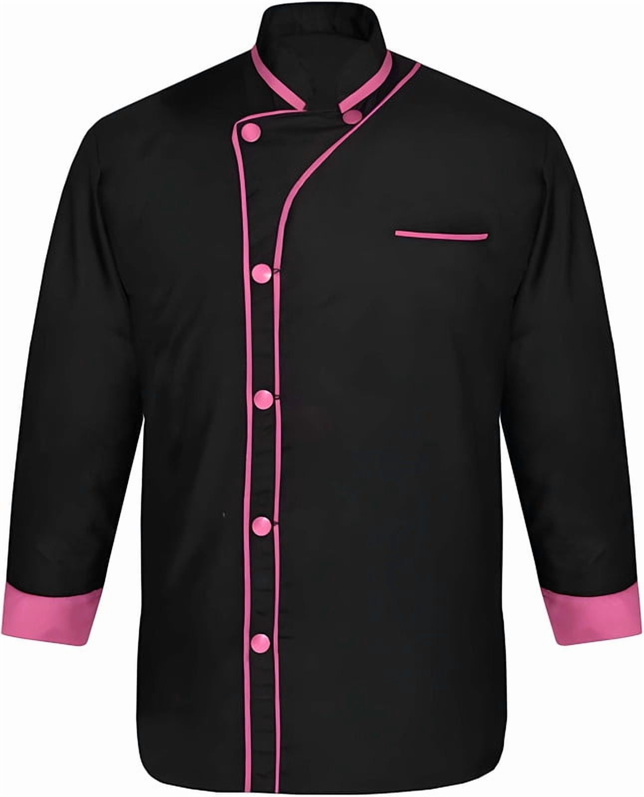 Men’s Chef Coat Uniform Jacket Poly Cotton 3/4 Sleeve Professional ...