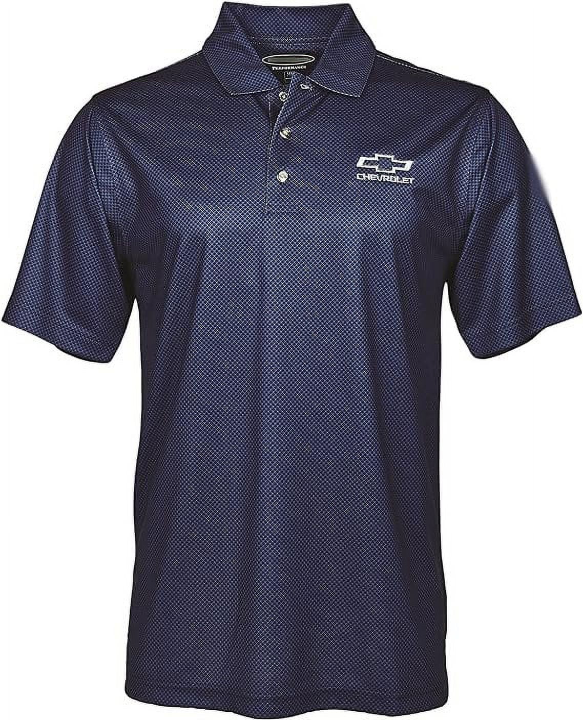 Men's Chevrolet Bowtie Sublimated Polo - Short Sleeve Performance Polo ...