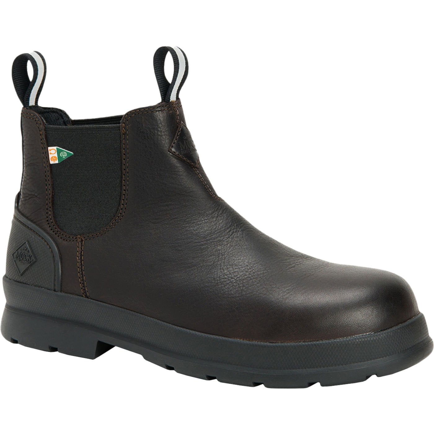 Men's Chore Farm Leather Comp Toe Chelsea Boot CSA - Walmart.com