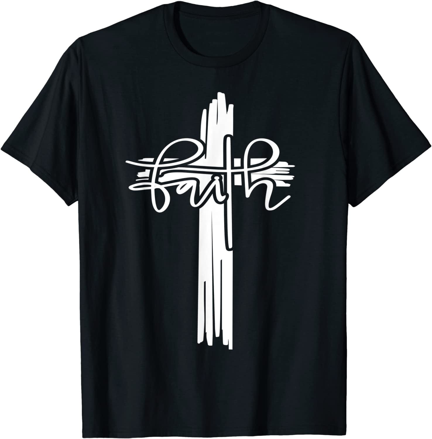 Men's Christian Faith & Cross T-Shirt Christian Faith Bible T-Shirt ...