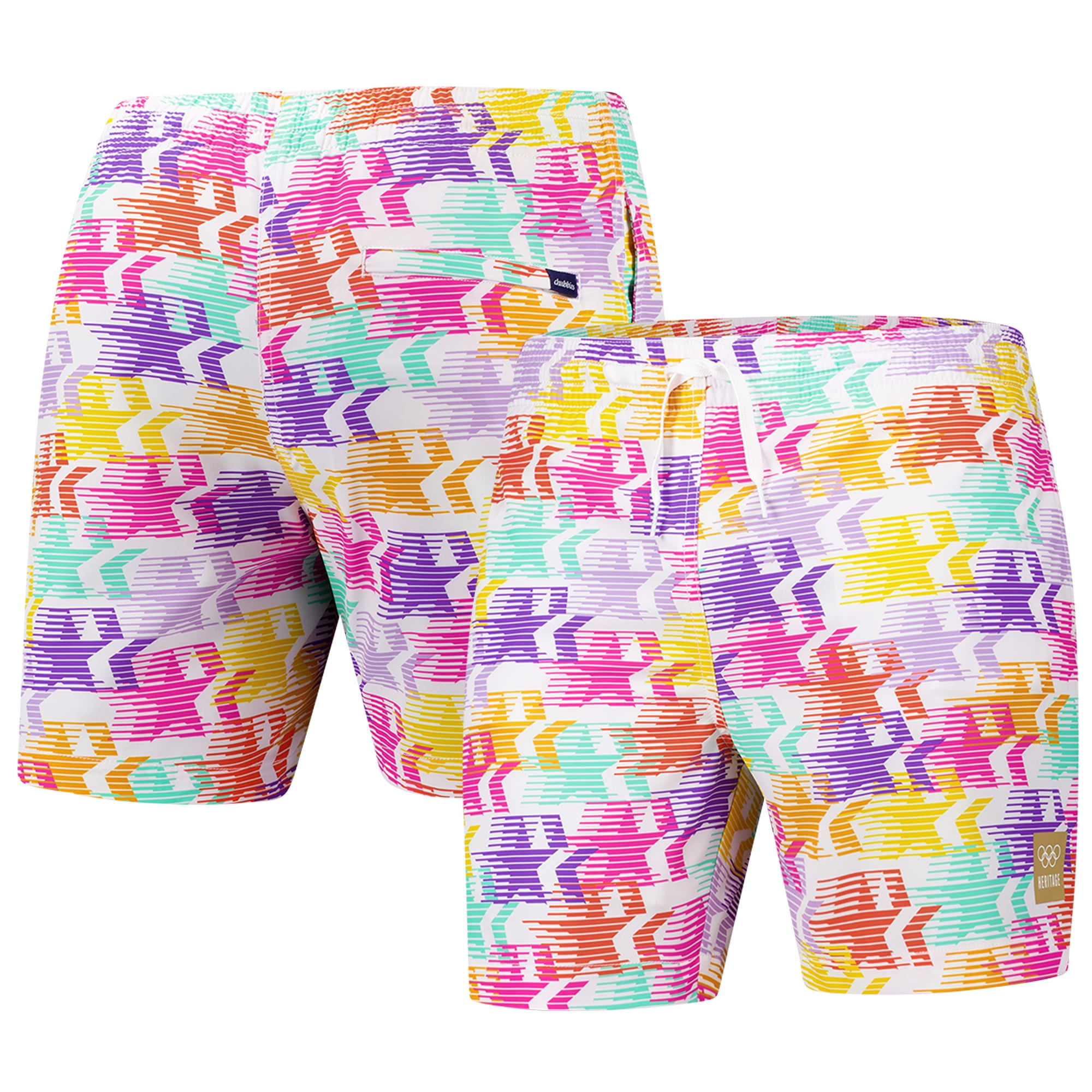 Men's Chubbies White LA28 Summer Olympics The Walk of Fame Classic ...