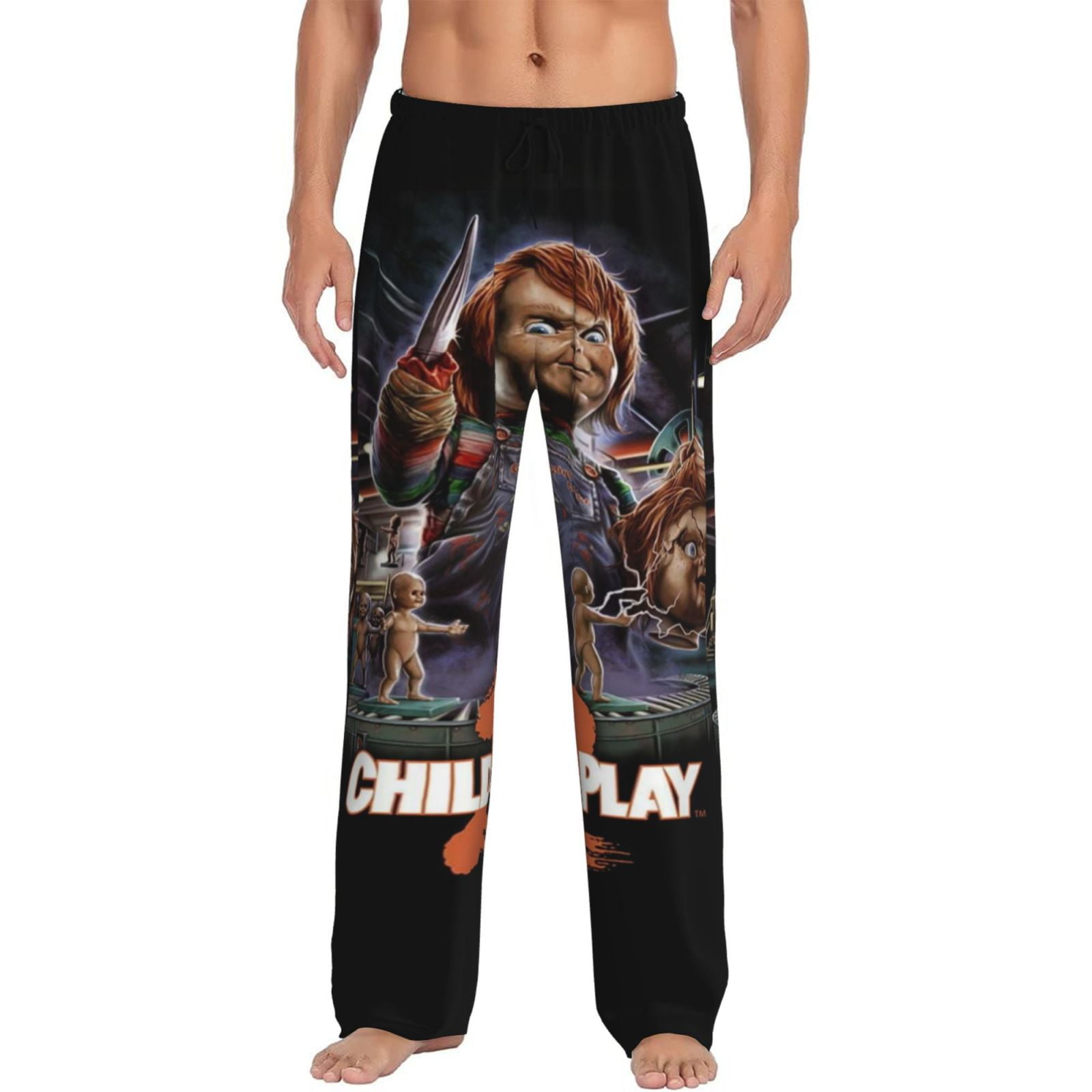 Men's Chucky Doll Pajama Pants Lounge Sleepwear PJ Bottoms with ...