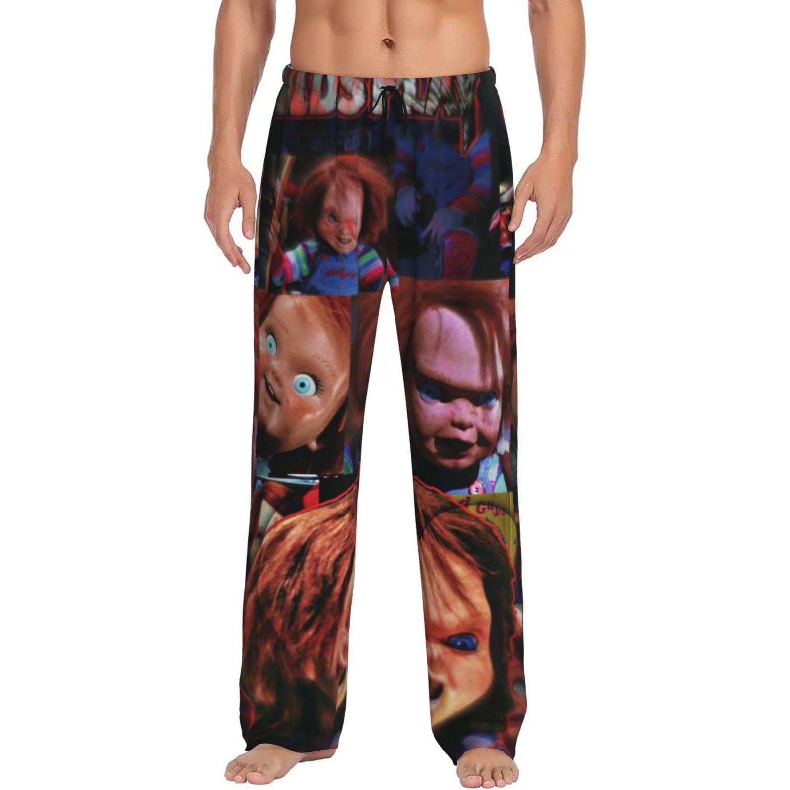 Men's Chucky Doll Pajama Pants Lounge Sleepwear PJ Bottoms with ...