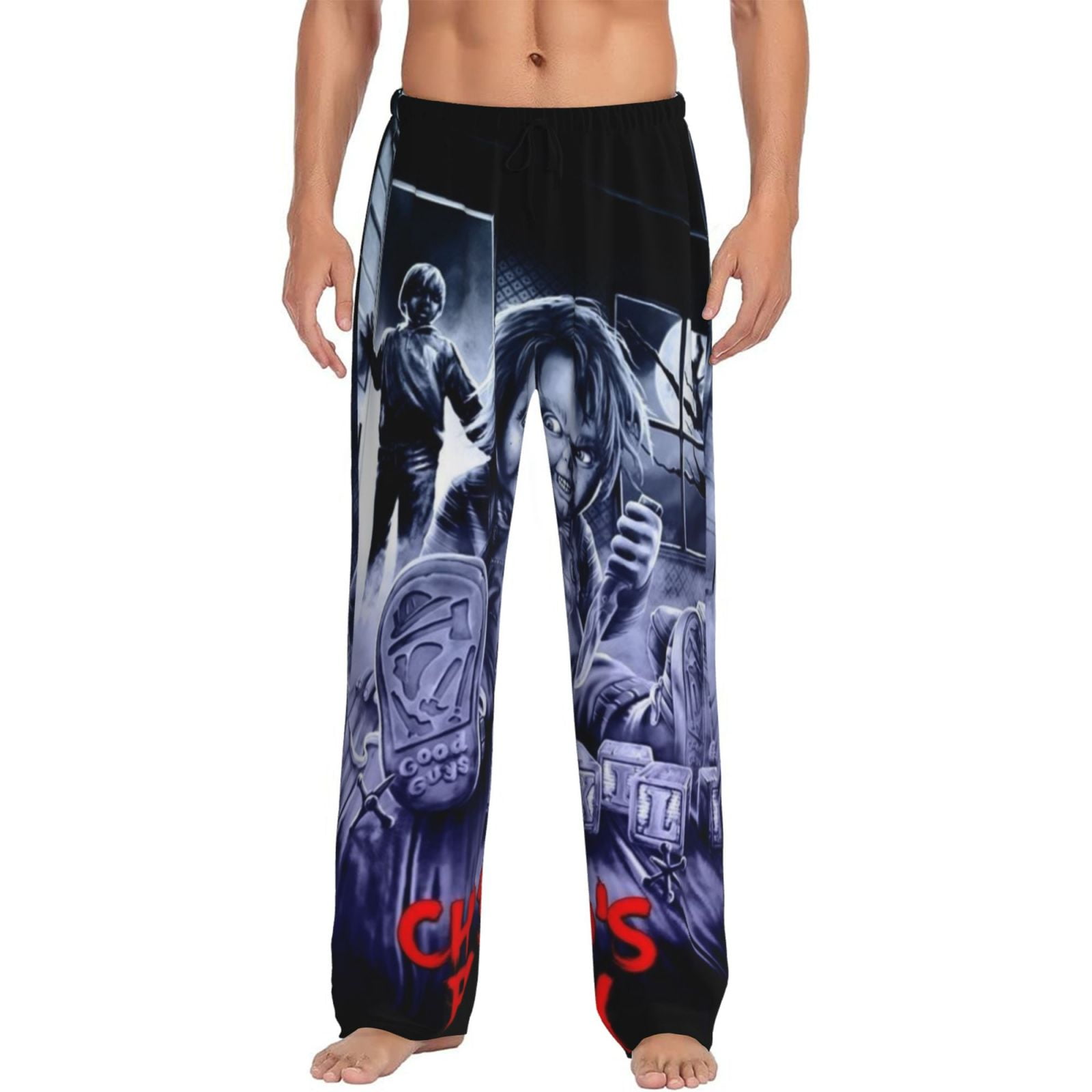 Men's Chucky Doll Pajama Pants Lounge Sleepwear PJ Bottoms with ...