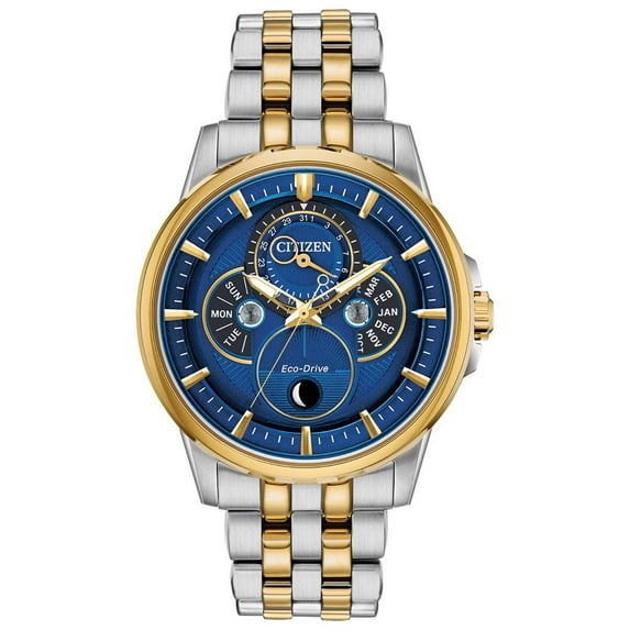 Men's Citizen Eco-Drive BU0054-52L Watch, Two-Tone Solar, Water ...