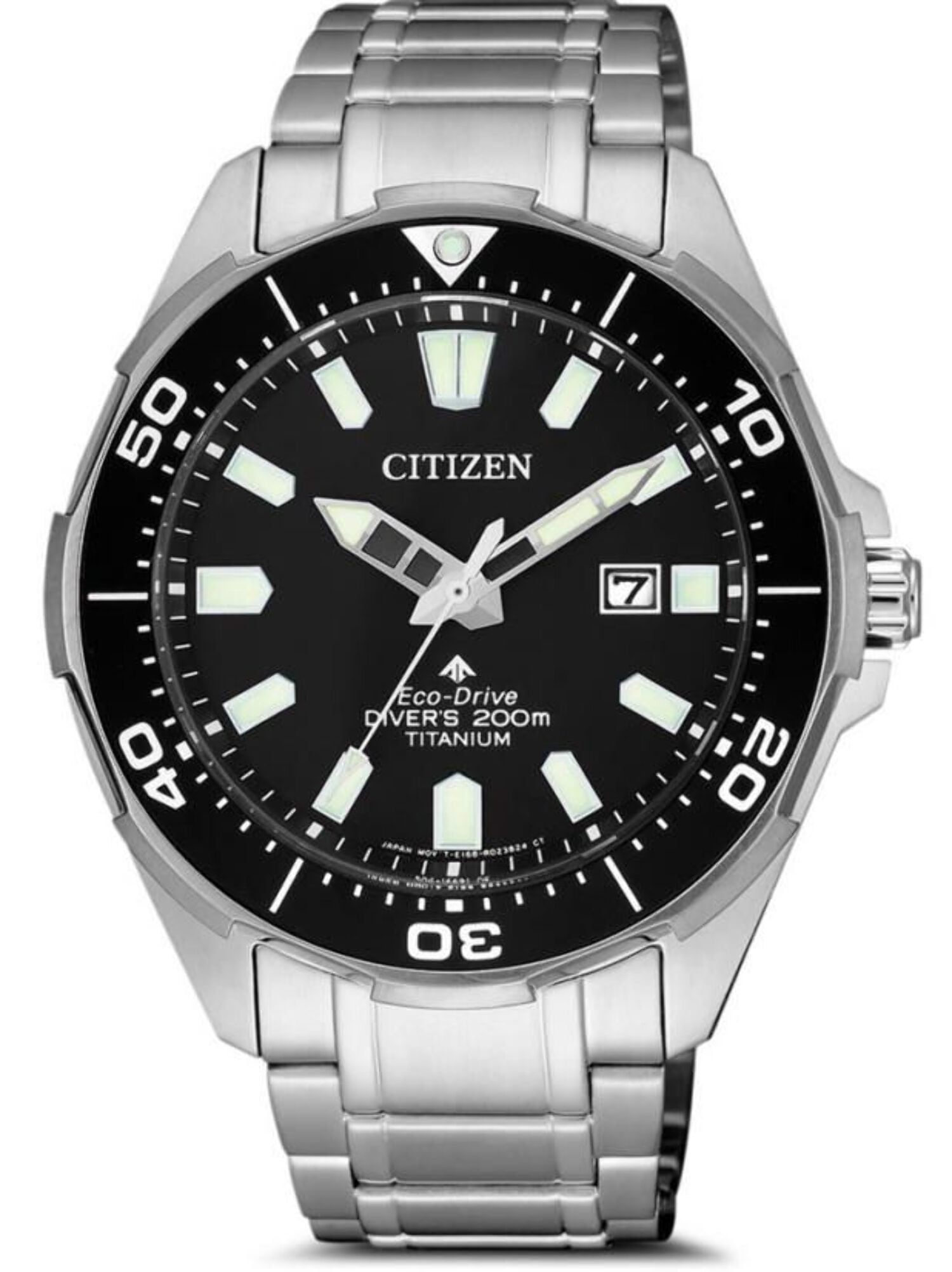 Men's Citizen Eco-Drive Promaster Diver's 200 Meter Diving Watch BN0200 ...