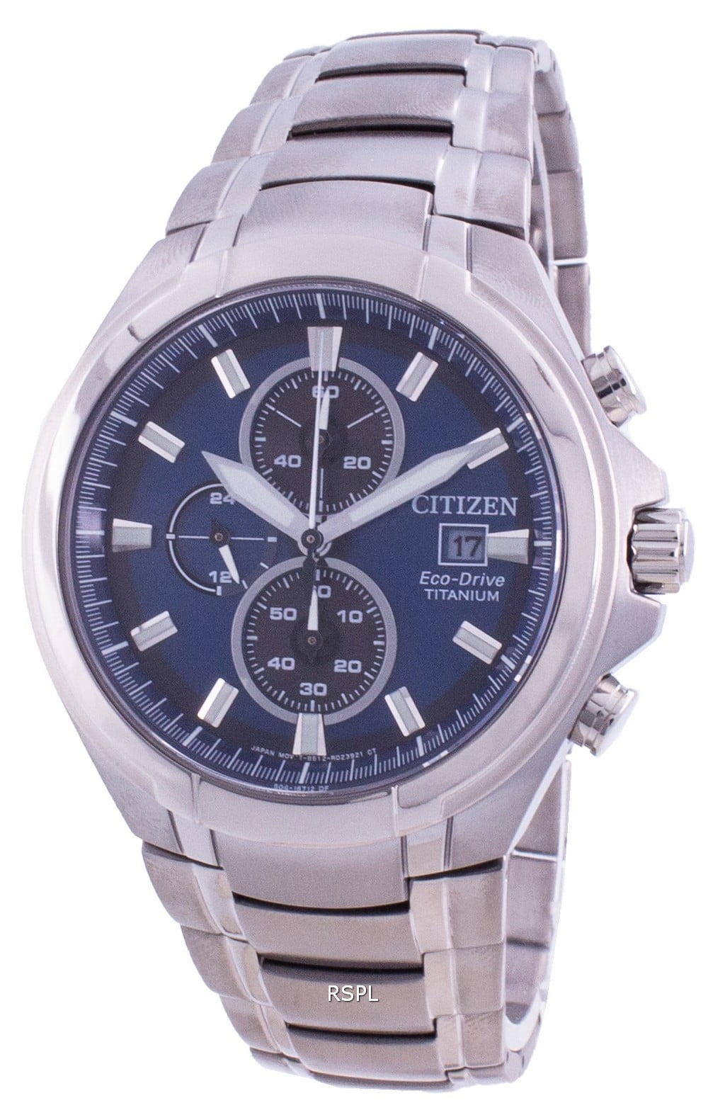 Men's Citizen Eco-Drive Super Titanium Chronograph Watch CA0700-86L ...