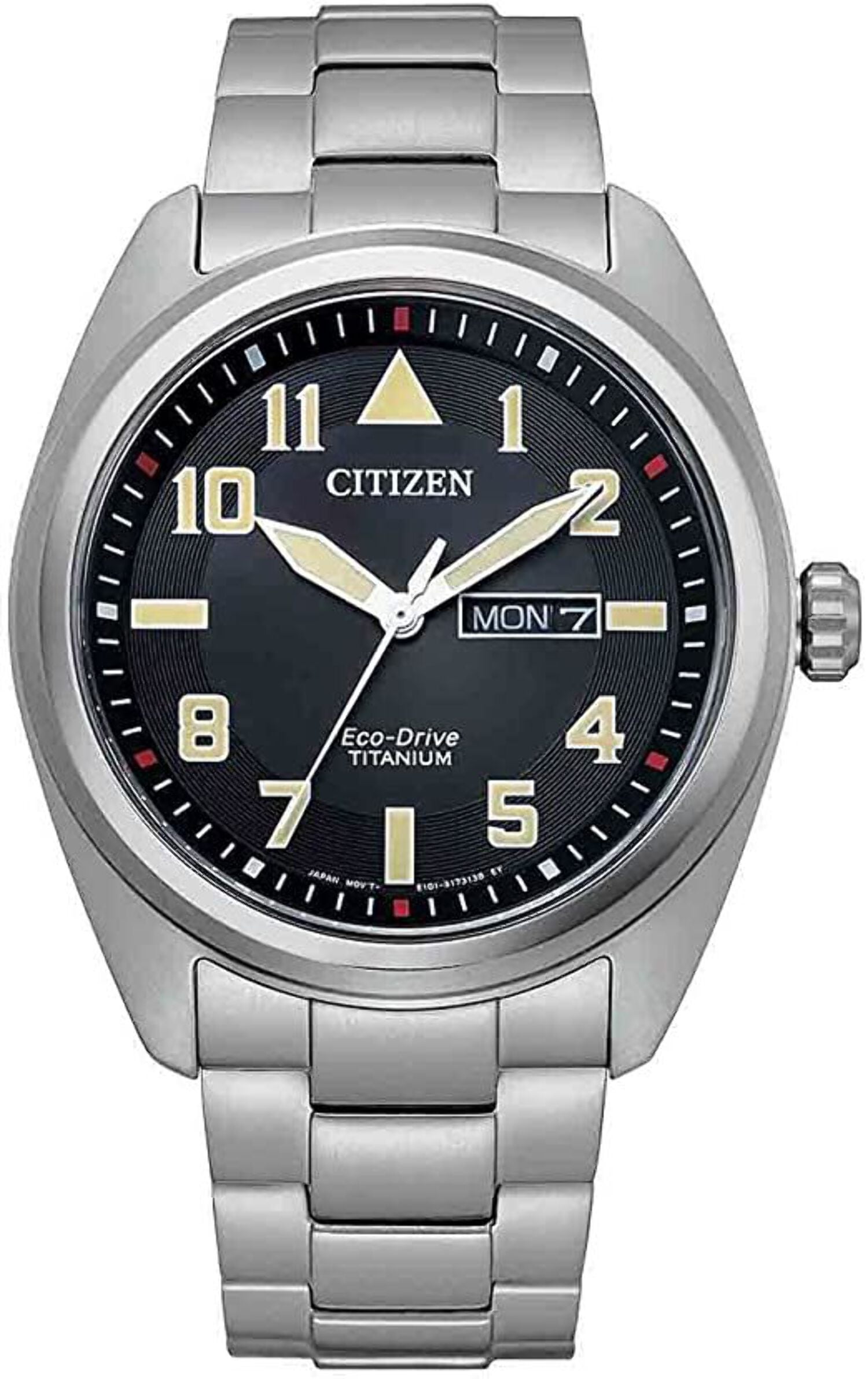 Men's Citizen Eco-Drive Super Titanium Solar Power Watch BM8560-88E ...