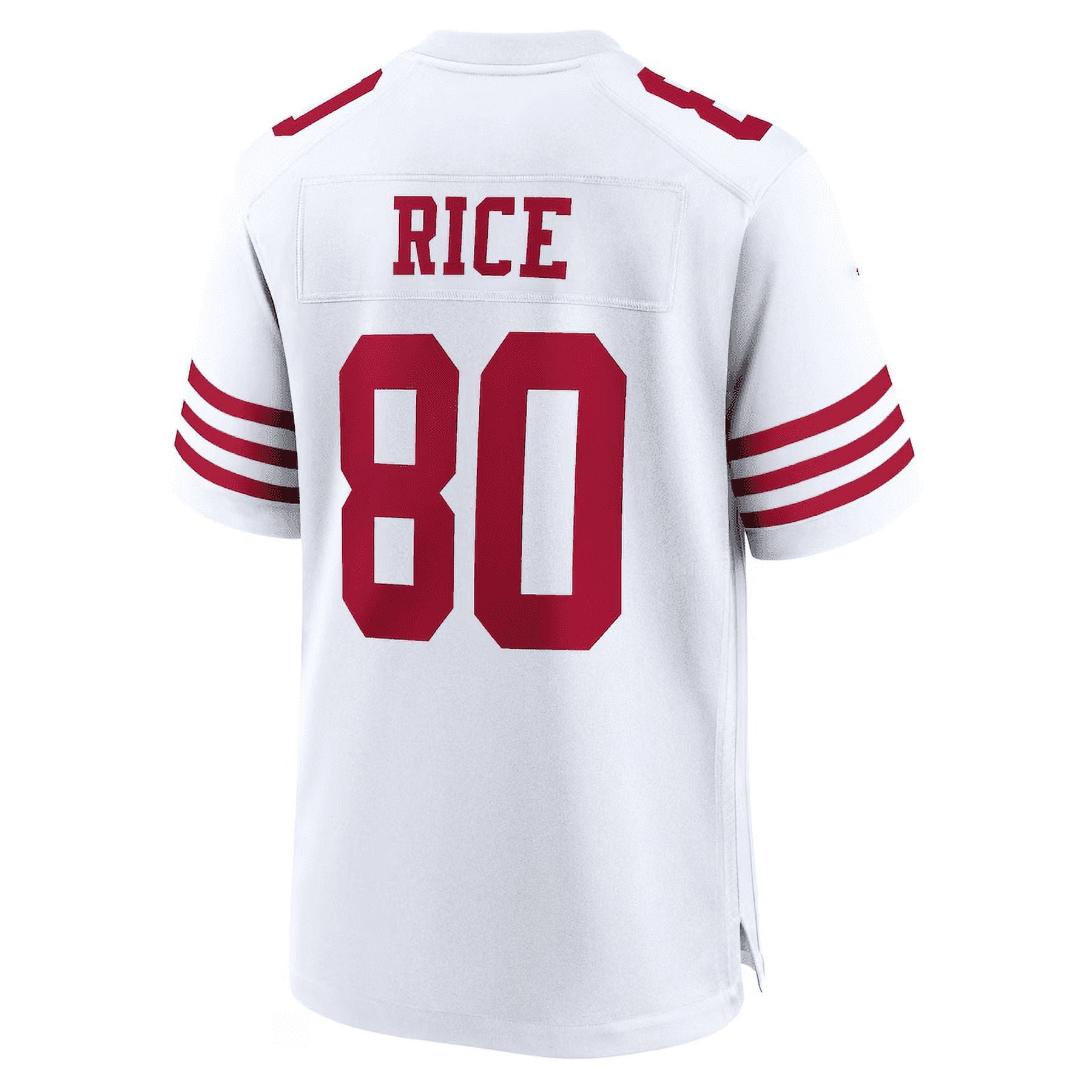 Men's Classic 49ers Jerry Rice#80 Players Jersey Football Team Logo ...