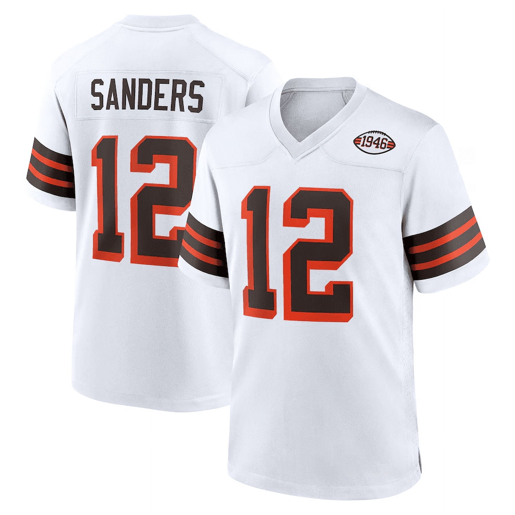Men's Classic Browns Shedeur Sanders#12 Players Jersey Football Team ...