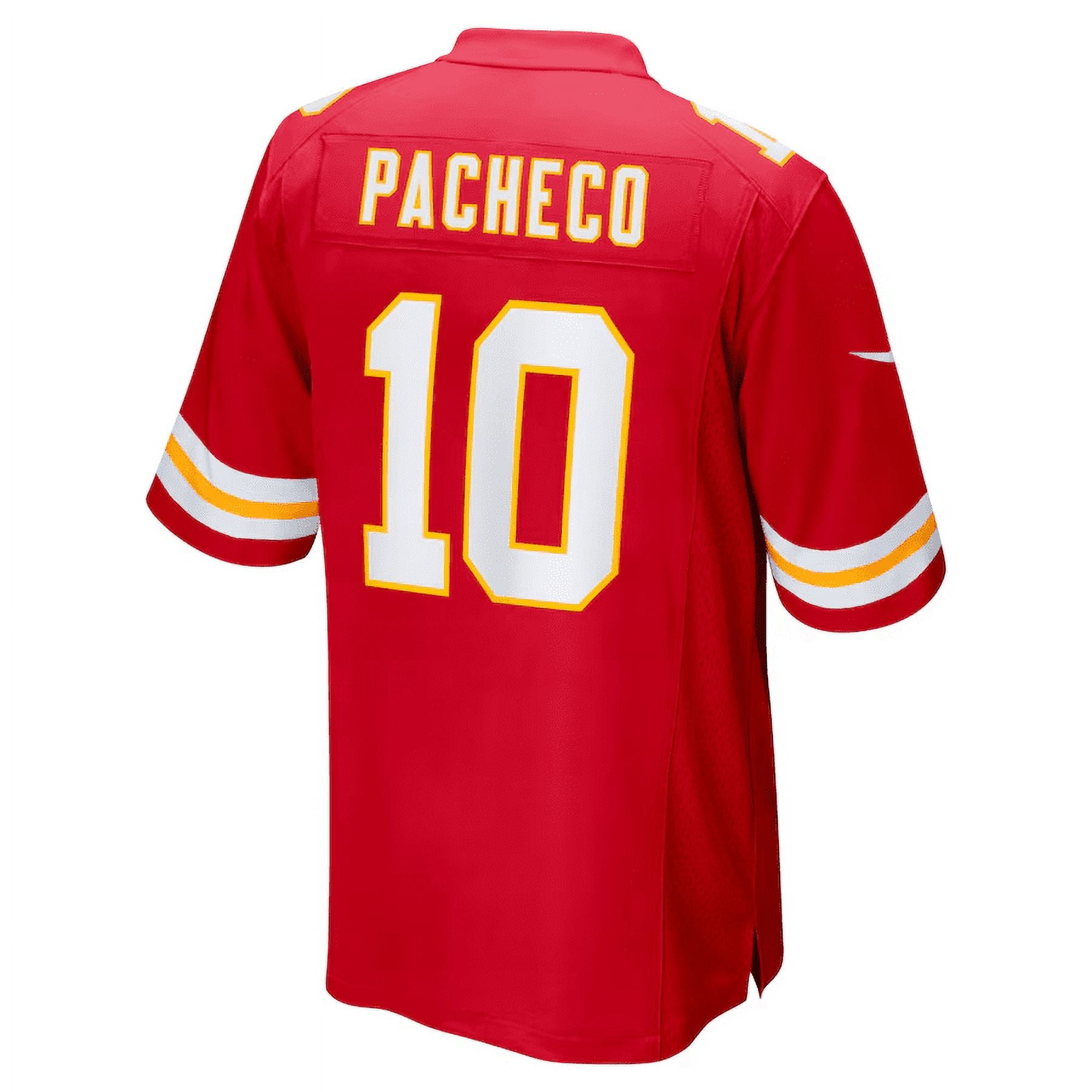 Men's Classic Chiefss Isiah Pacheco#10 Players Jersey Football Team Logo Match Day Adult Team ...