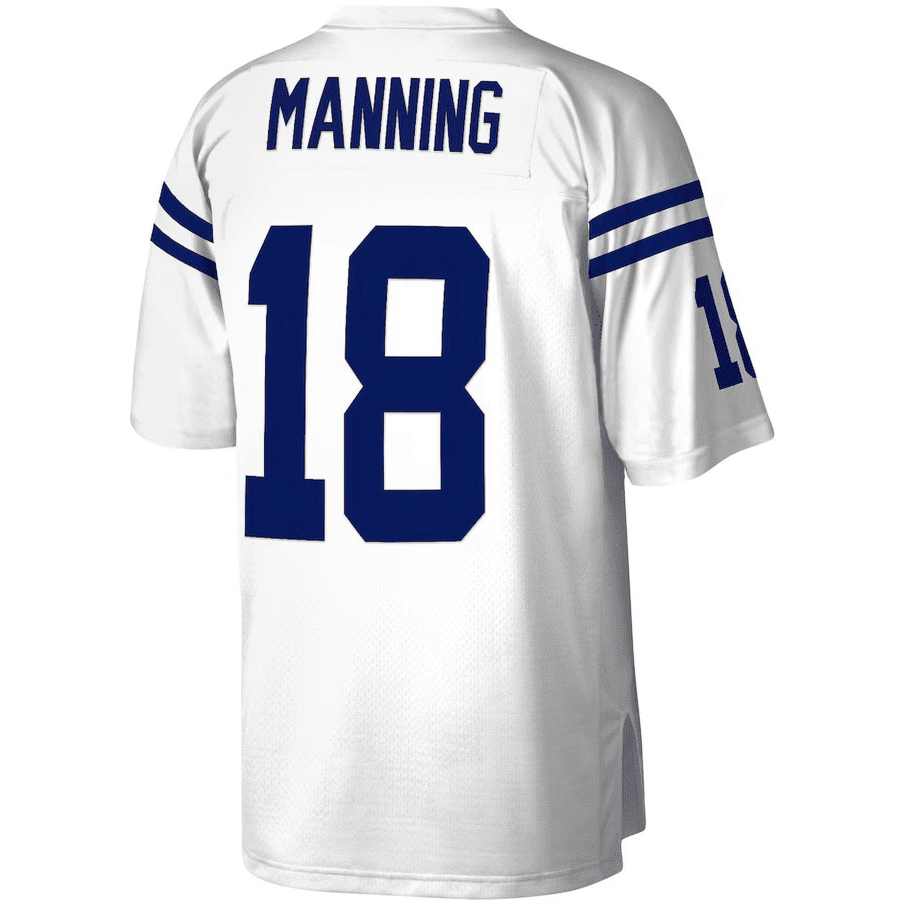 Men's Classic Colts Peyton Manning#18 Players Jersey Football Team Logo ...