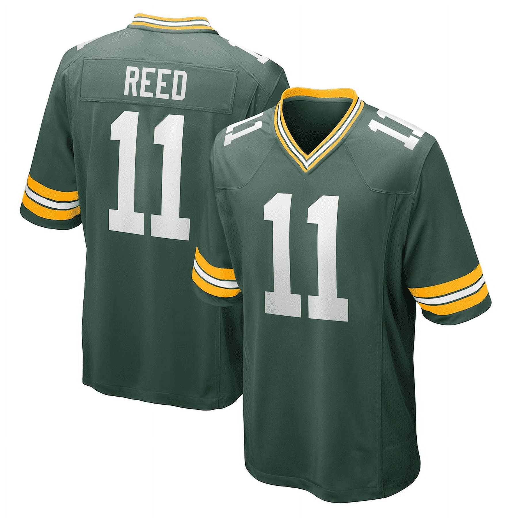 Men's Classic Packers Jayden Reed#11 Players Jersey Football Team Logo ...