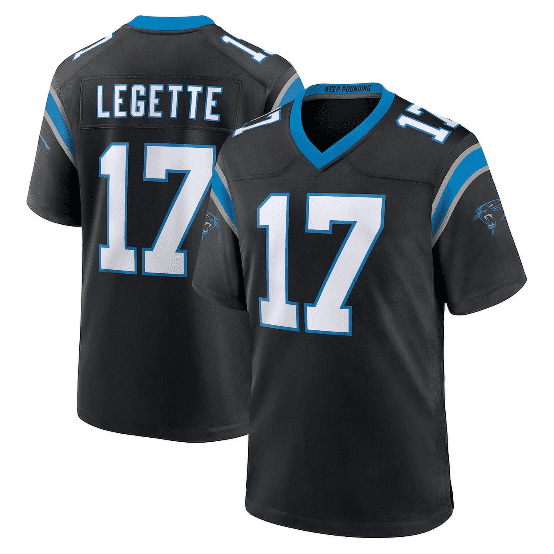 Men's Classic Panthers Xavier Legette#17 Players Jersey Football Team ...