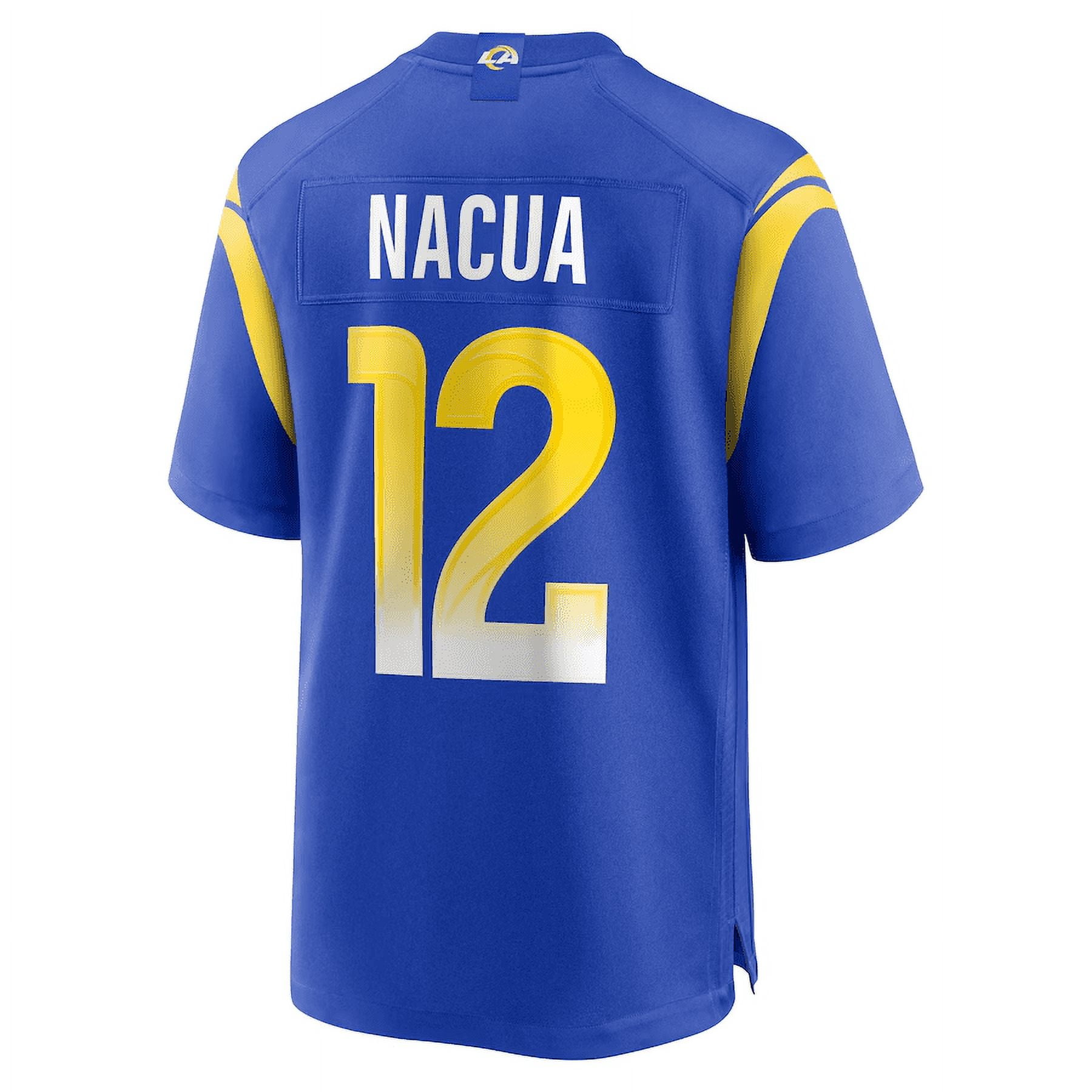 Men's Classic Rams Puka Nacua#12 Players Jersey Football Team Logo ...