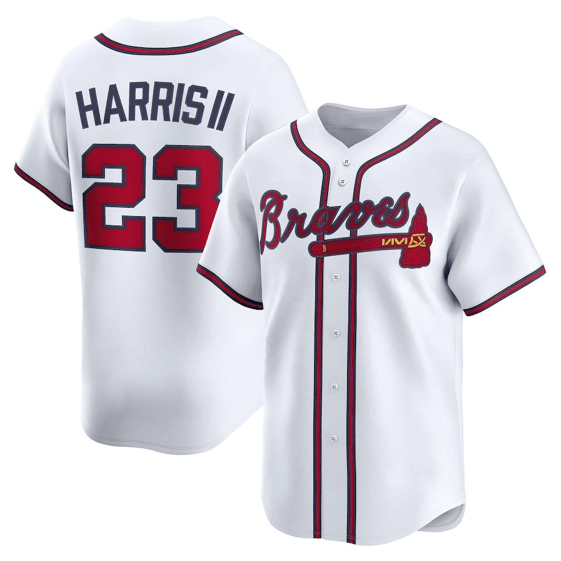 Men's Classic Season Braves Michael Harris II#23 Jersey Baseball Team ...