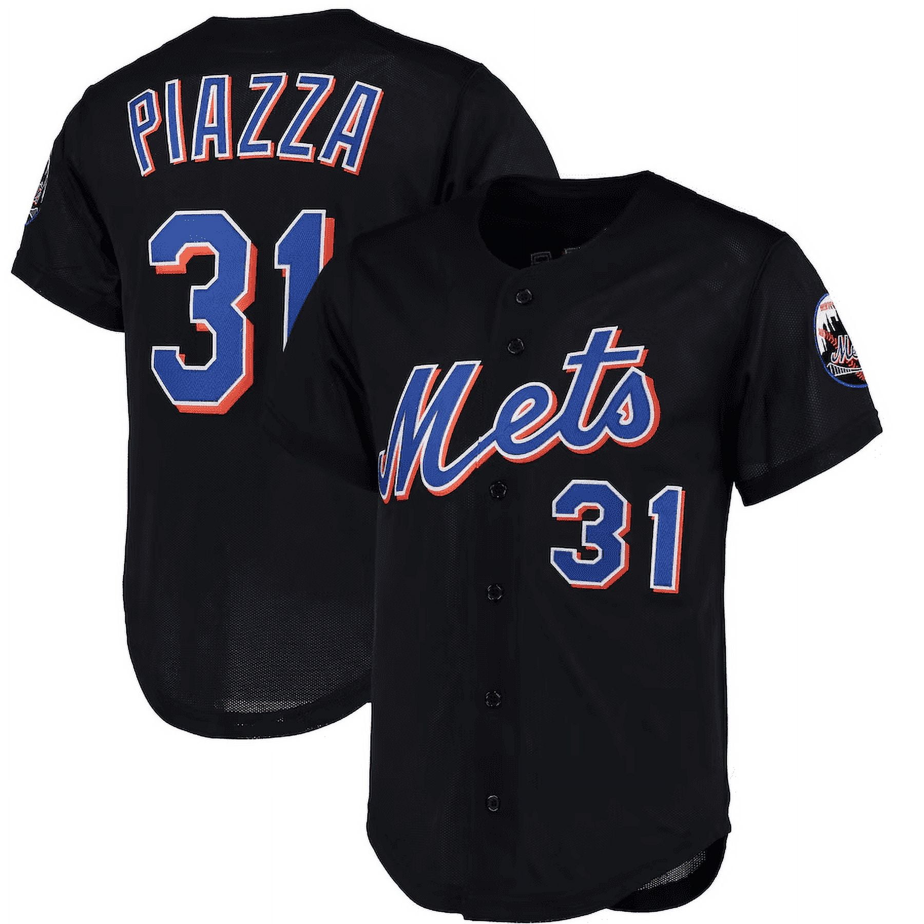 Men's Classic Season Mets Mike Piazza#31 Jersey Baseball Team Sewn Name ...
