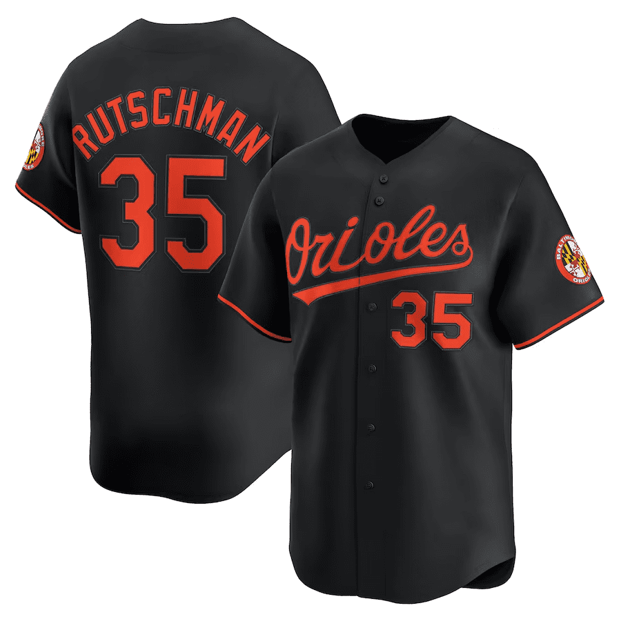 Men's Classic Season Orioles Adley Rutschman#35 Jersey Baseball Team ...