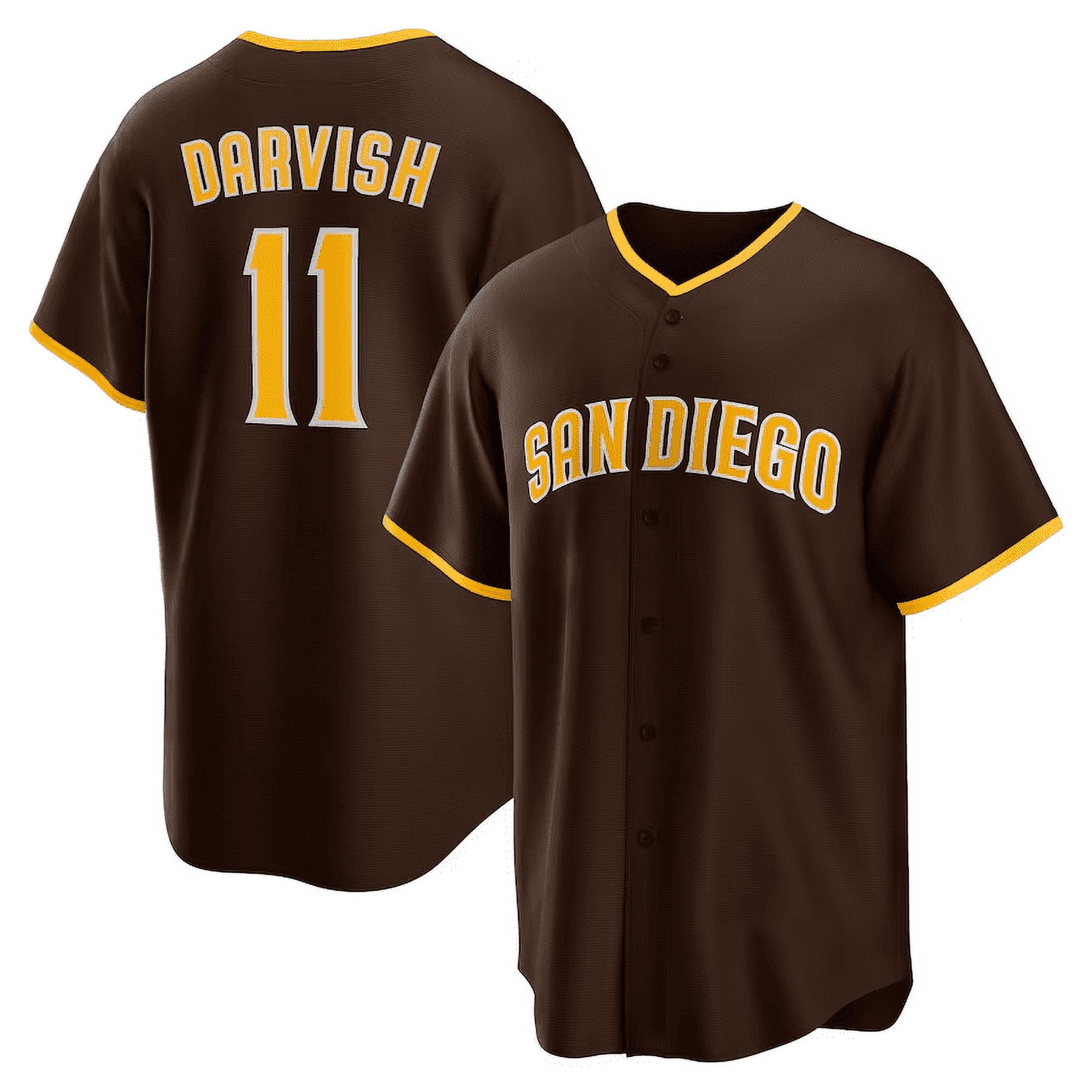 Men's Classic Season Padres Yu Darvish#11 Jersey Baseball Team Sewn ...
