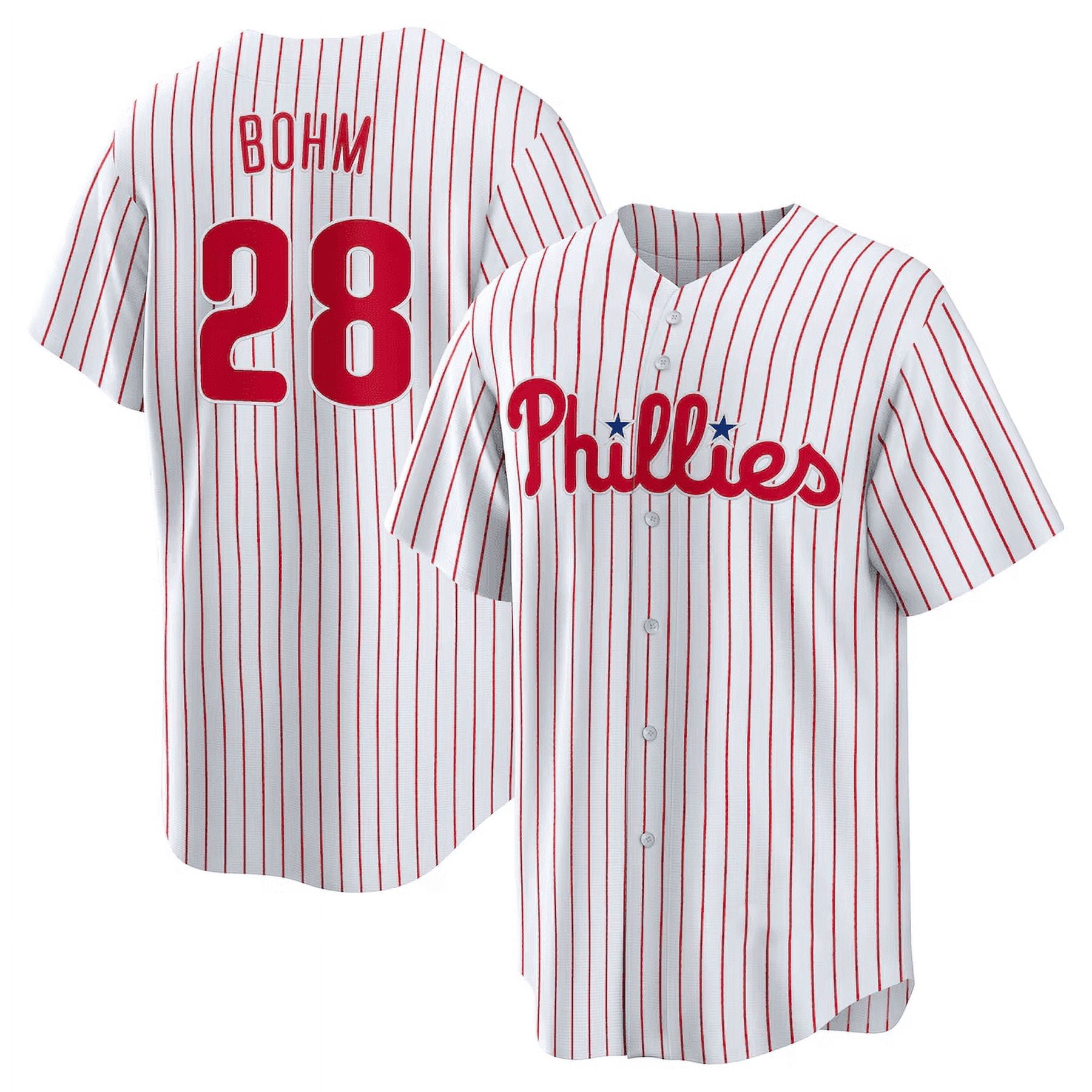Men's Classic Season Phillies Alec Bohm#28 Jersey Baseball Team Sewn ...