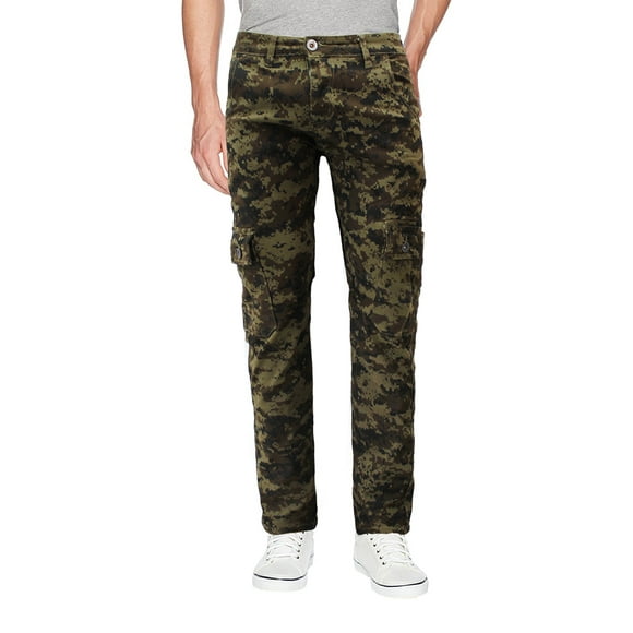 Mens Camo Denim Jeans