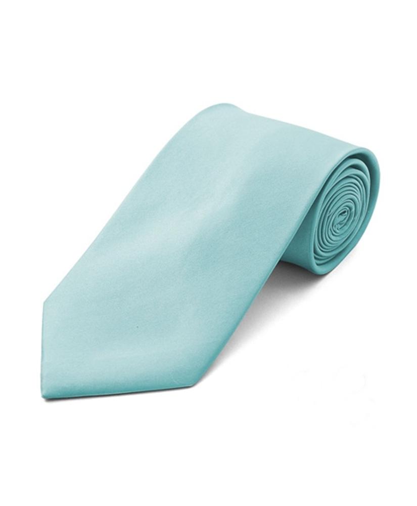 Men's Classic Solid Turquoise Blue Wedding Neck Tie - Walmart.com