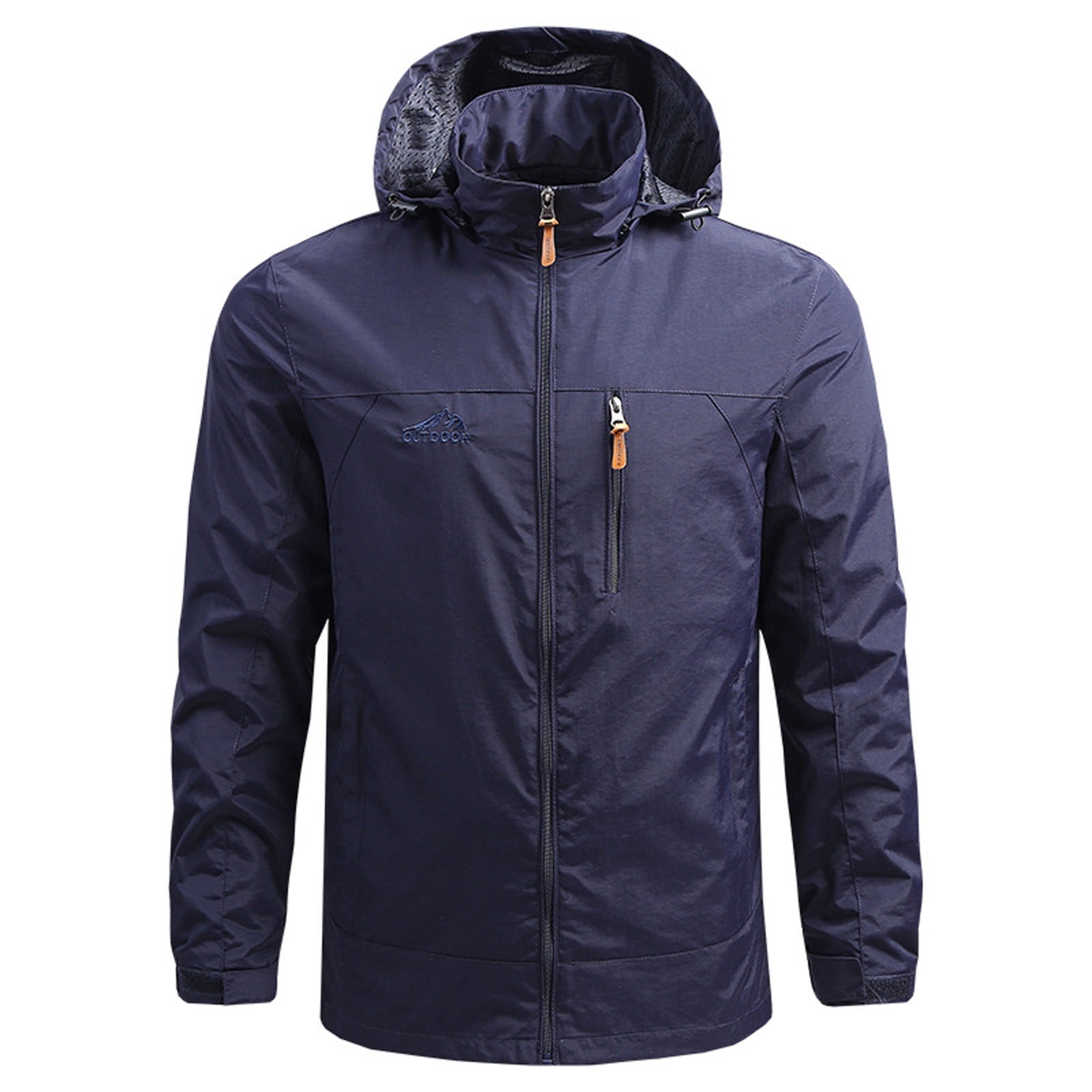 Men's Classic Windbreaker Jacket Lightweight All-Sport Waterproof ...