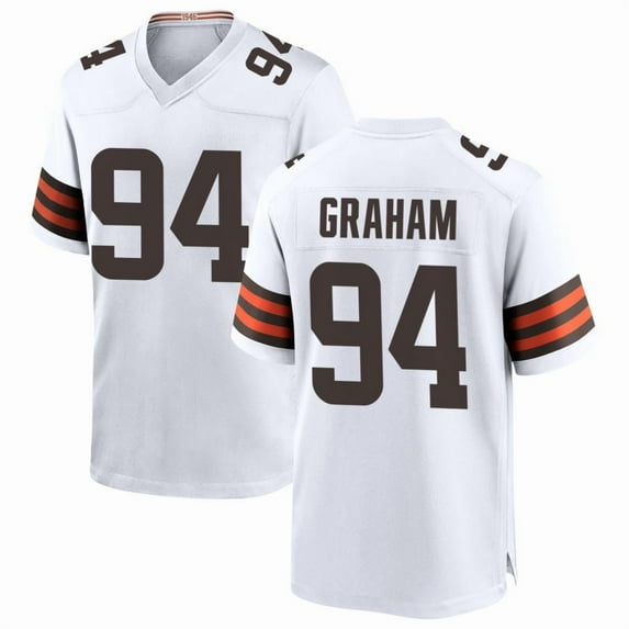 Men's Cleveland Graham 94 White Sports Player Game Stitched Name Number ...