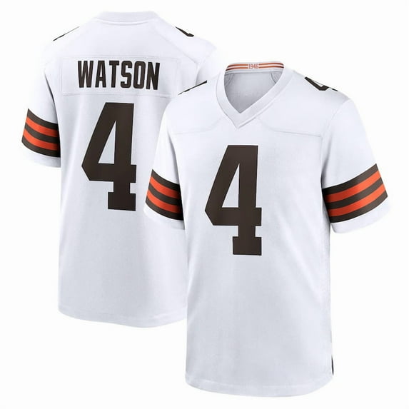 Men's Cleveland Watson 4 White Sports Player Game Stitched Name Number ...