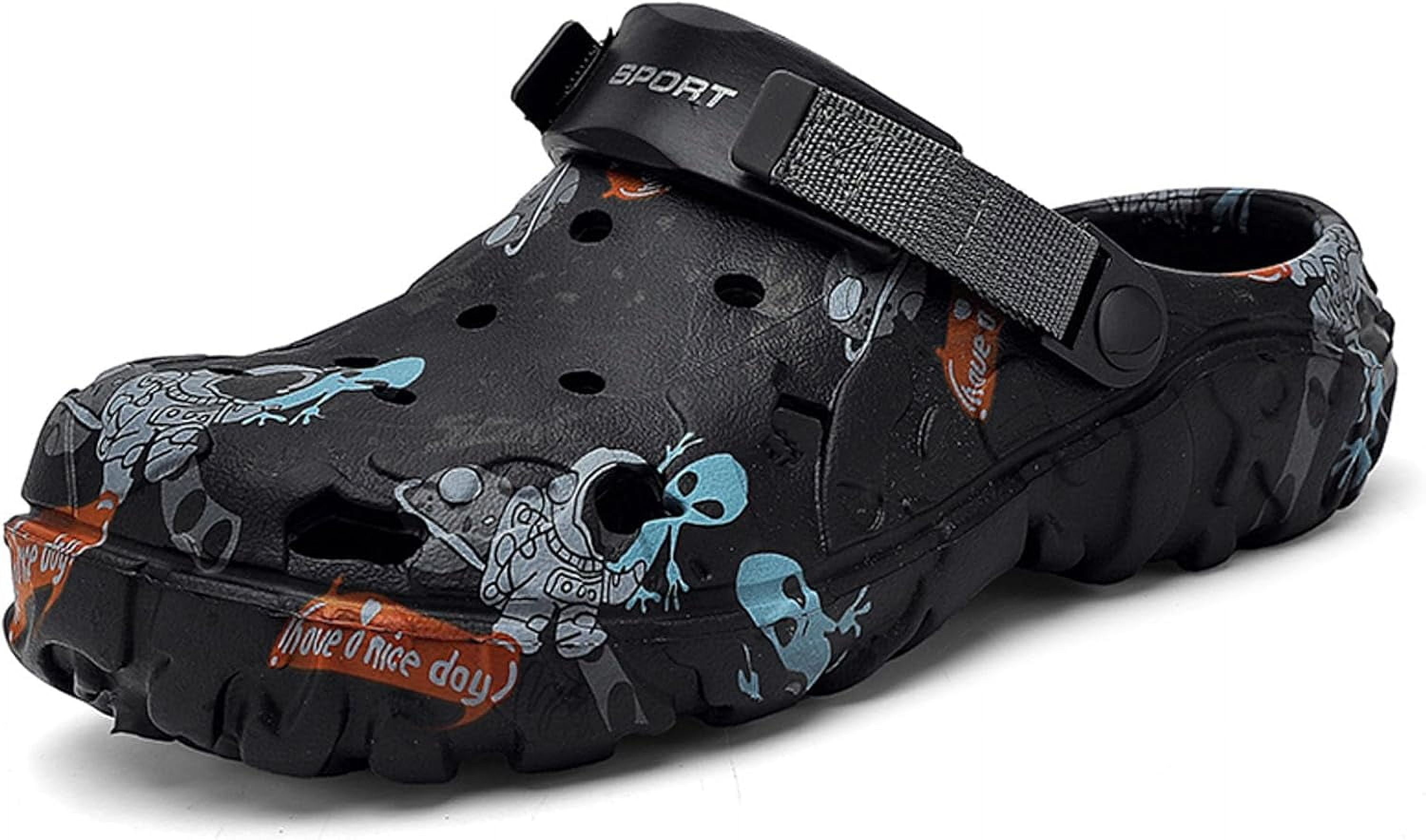 Men's Clogs Athletic Sports Outdoor Slip-on Mules with Cushion Beach ...
