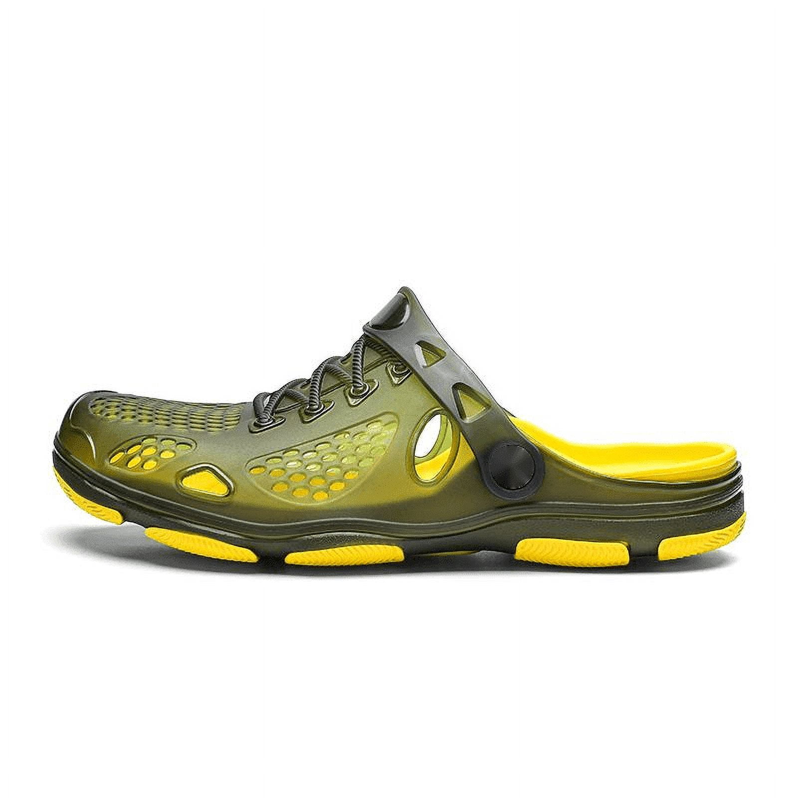 Men's Clogs, Garden Shoes, Summer Lightweight Non-slip Out Casual ...