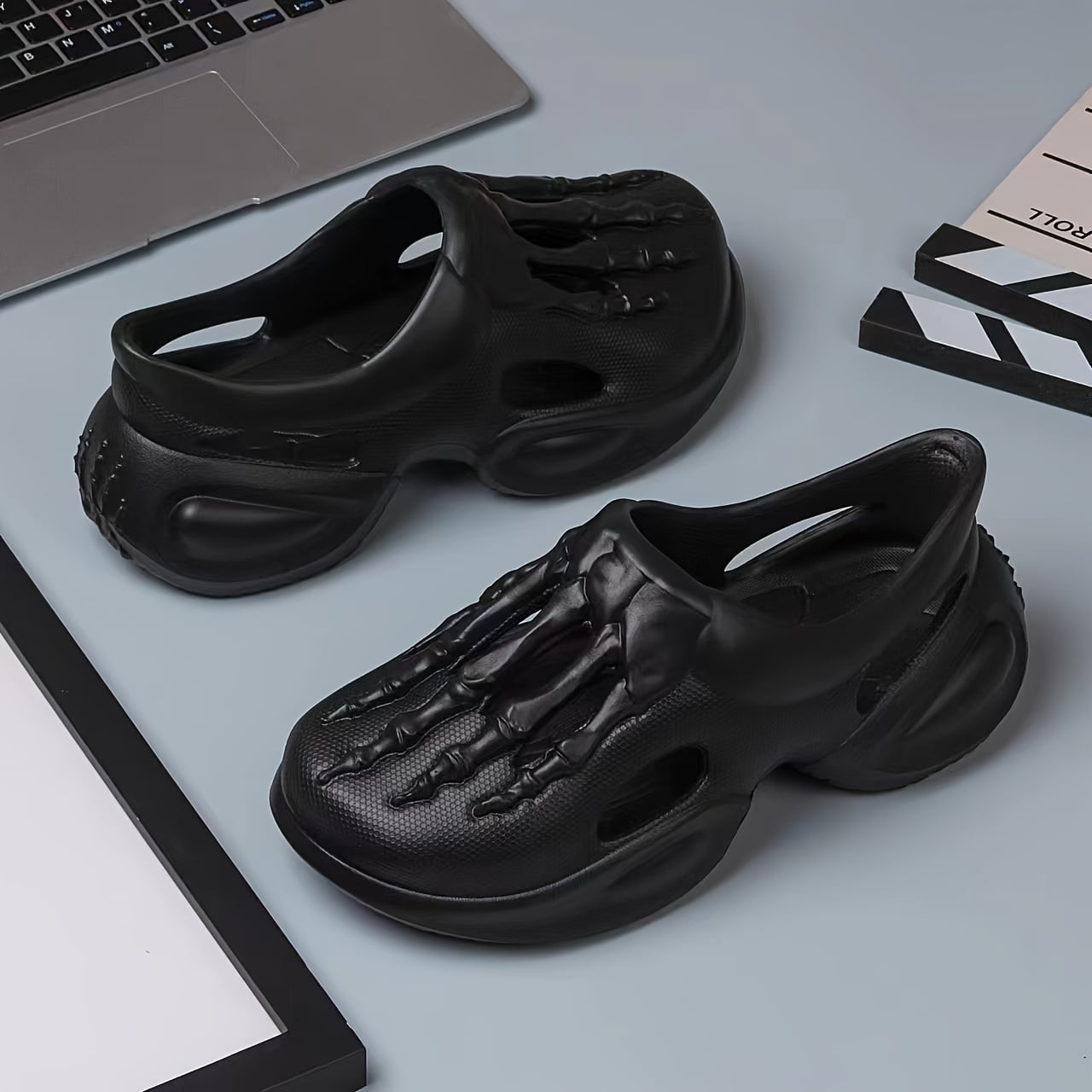 Men's Clogs, Outdoor Garden Shoe Beach Sandals Slip-on Closed Toe ...