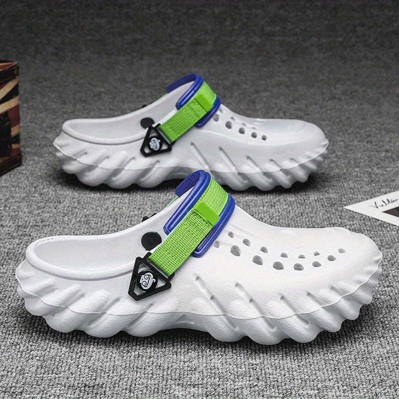 Men's Clogs, Slip-on Closed Toe Sandals, Soft Sole Walking Shoes ...