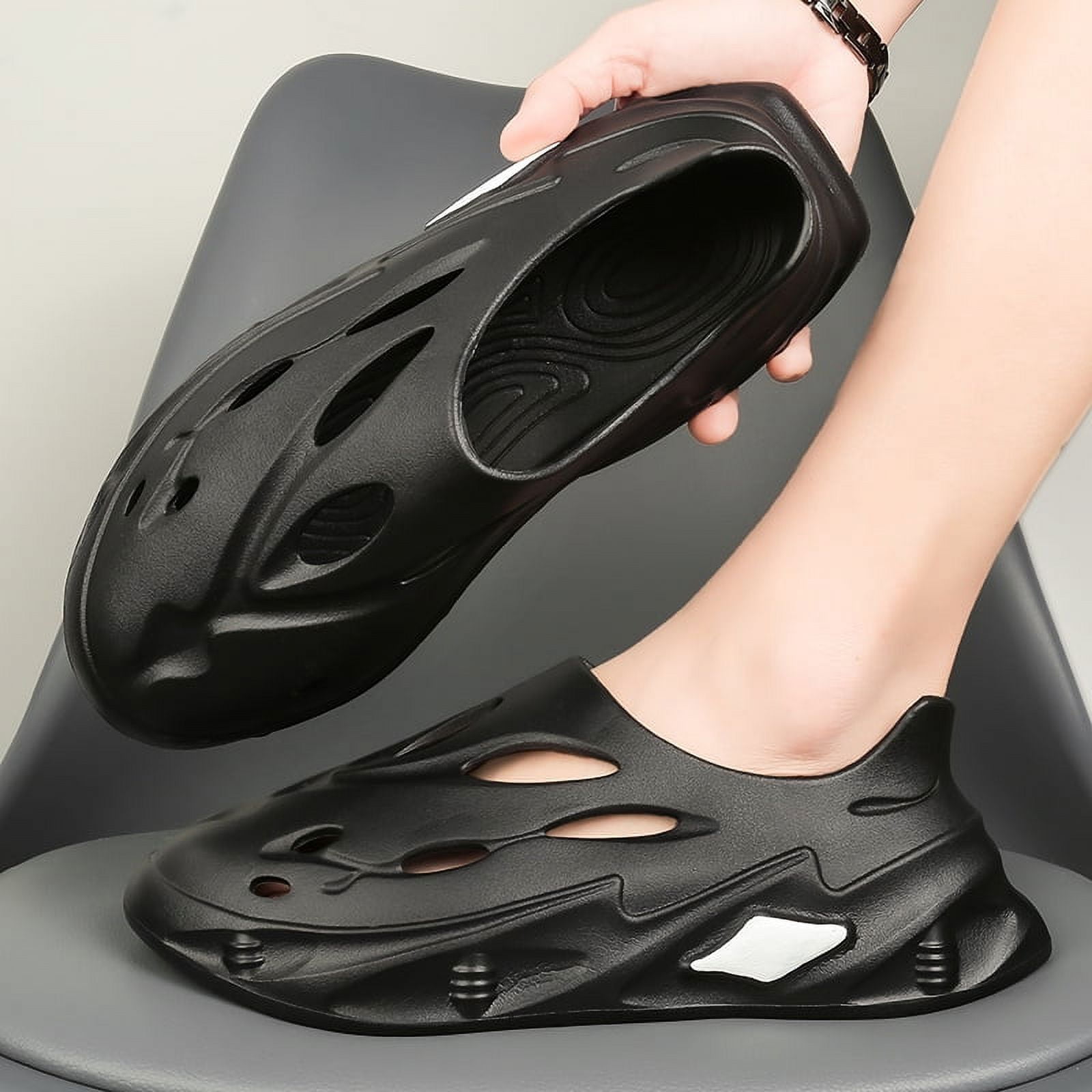 Men's Clogs, Summer Outdoor Walking Shoes,Soft Sole Walking Shoes, Slip ...